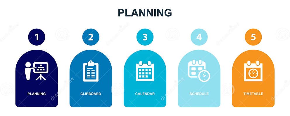 Planning, Clipboard, Calendar, Schedule Stock Vector - Illustration of ... Planning, Clipboard, Calendar, Schedule Stock Vector - Illustration of ...