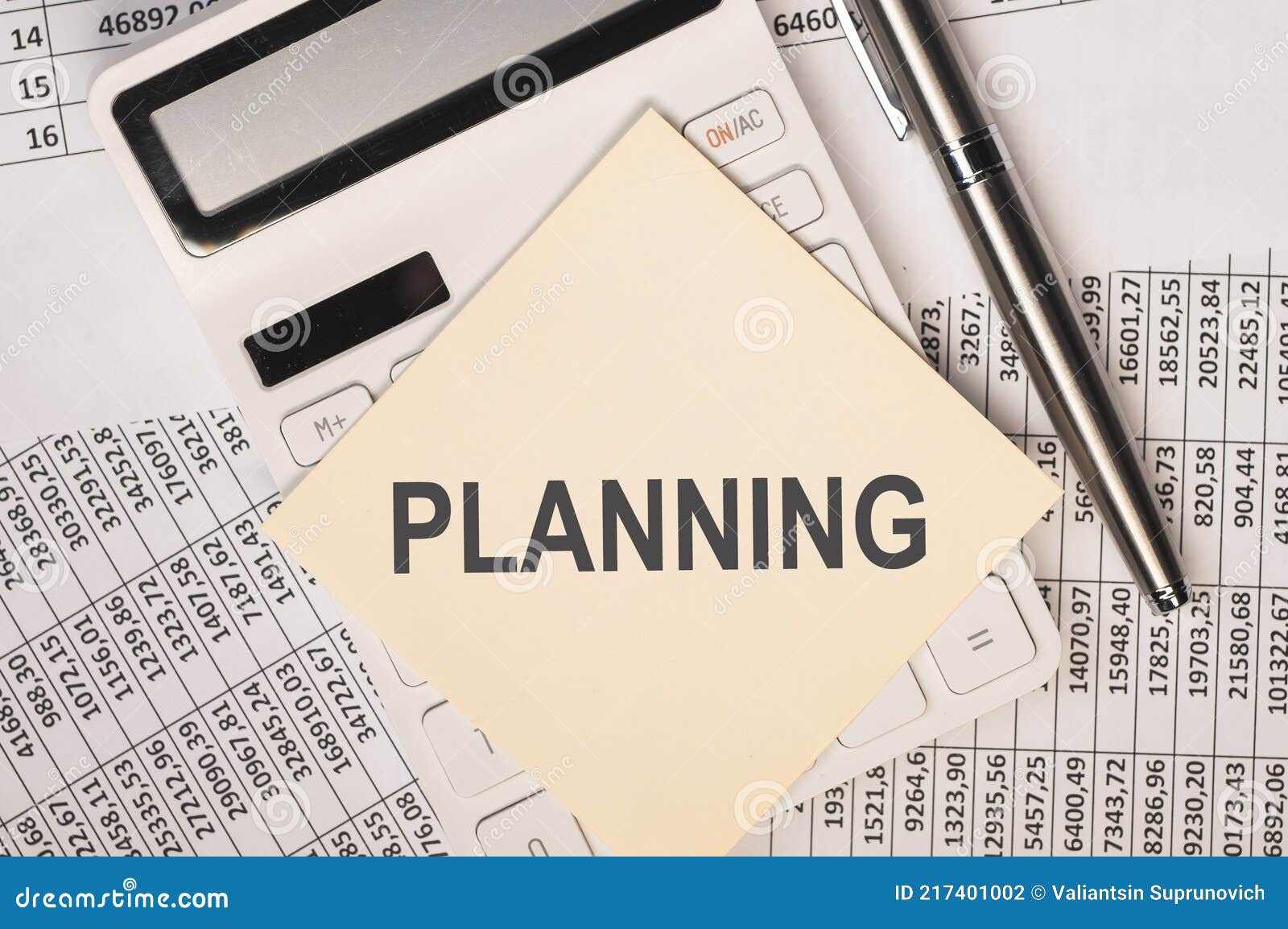 Planning Concept. Word Plan on Paper Sheet Stock Photo - Image of ...