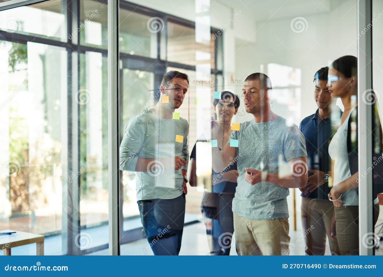 Planning is the First Step. Cropped Shot of a Group of Young Designers ...
