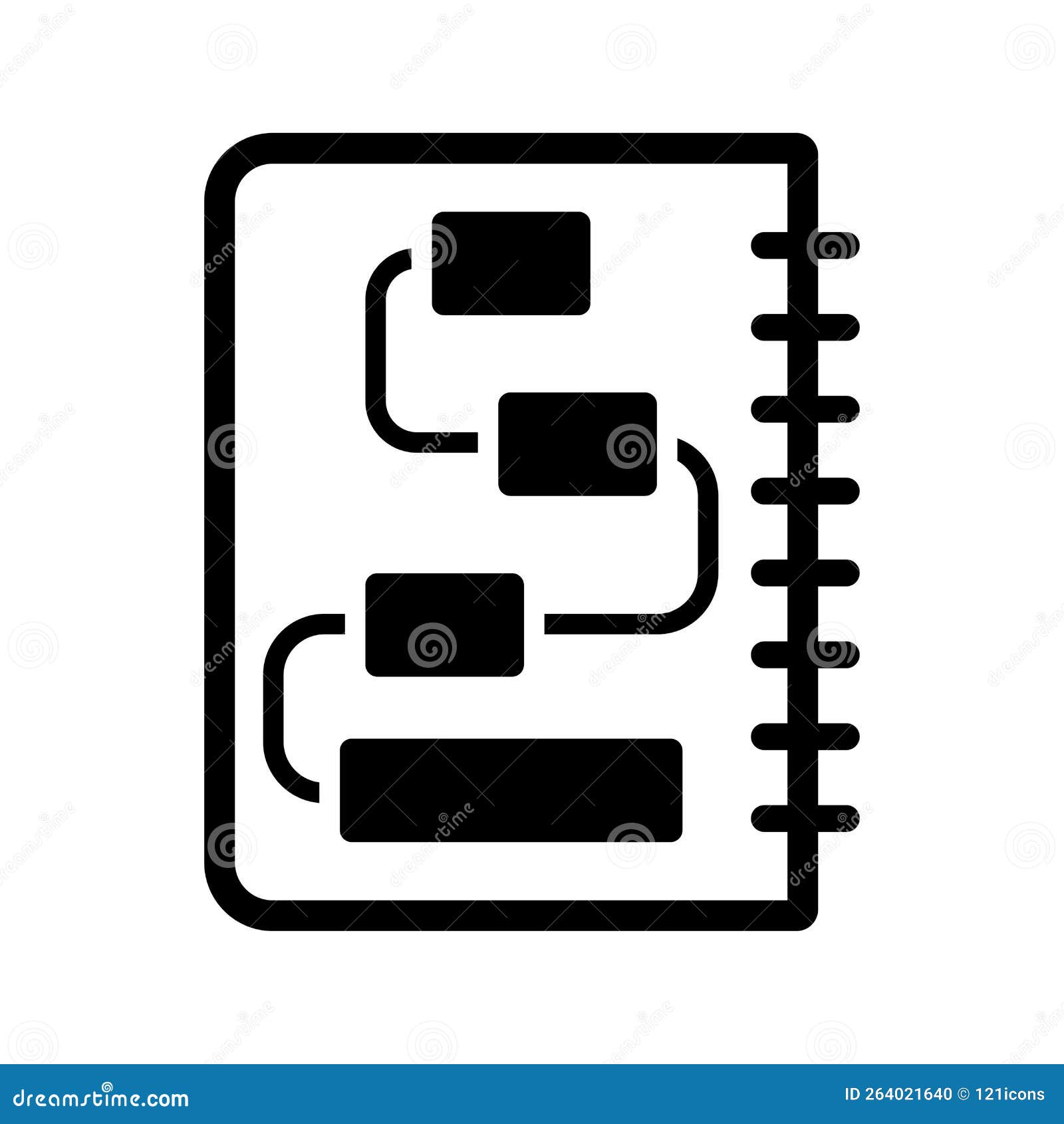 Planning icon stock illustration. Illustration of icon - 264021640