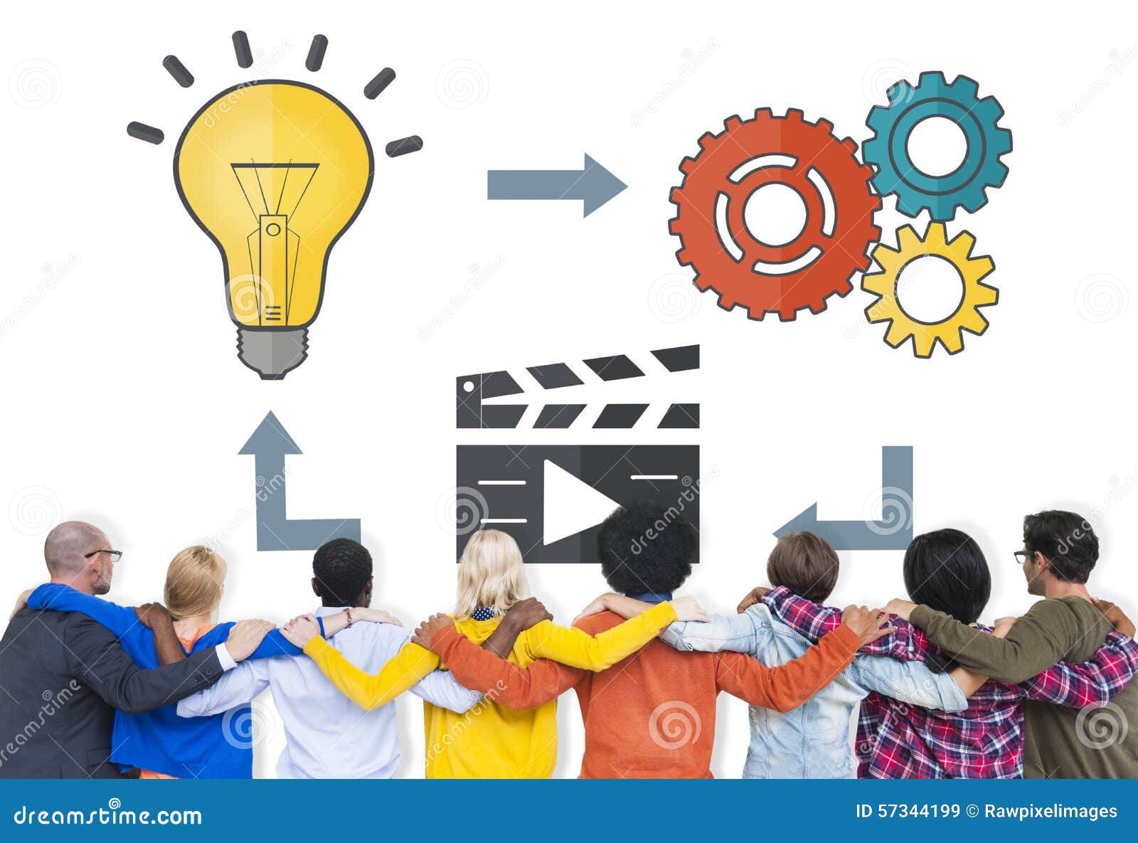 Planning Ideas Creativity Inspiration Thoughts Multimedia Concep Stock ...