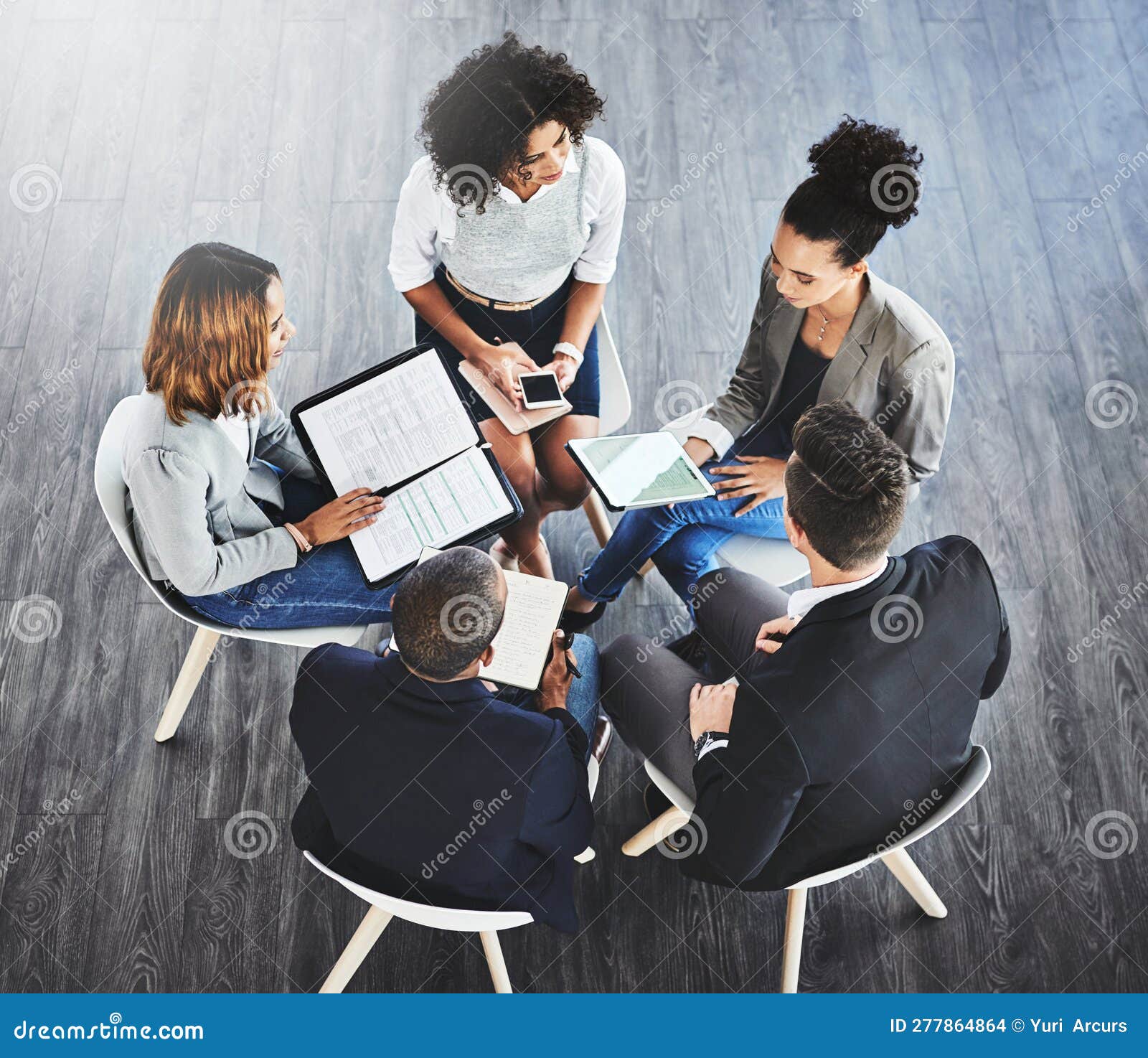 Planning, Meeting and Business Team in Office Brainstorming for a ...