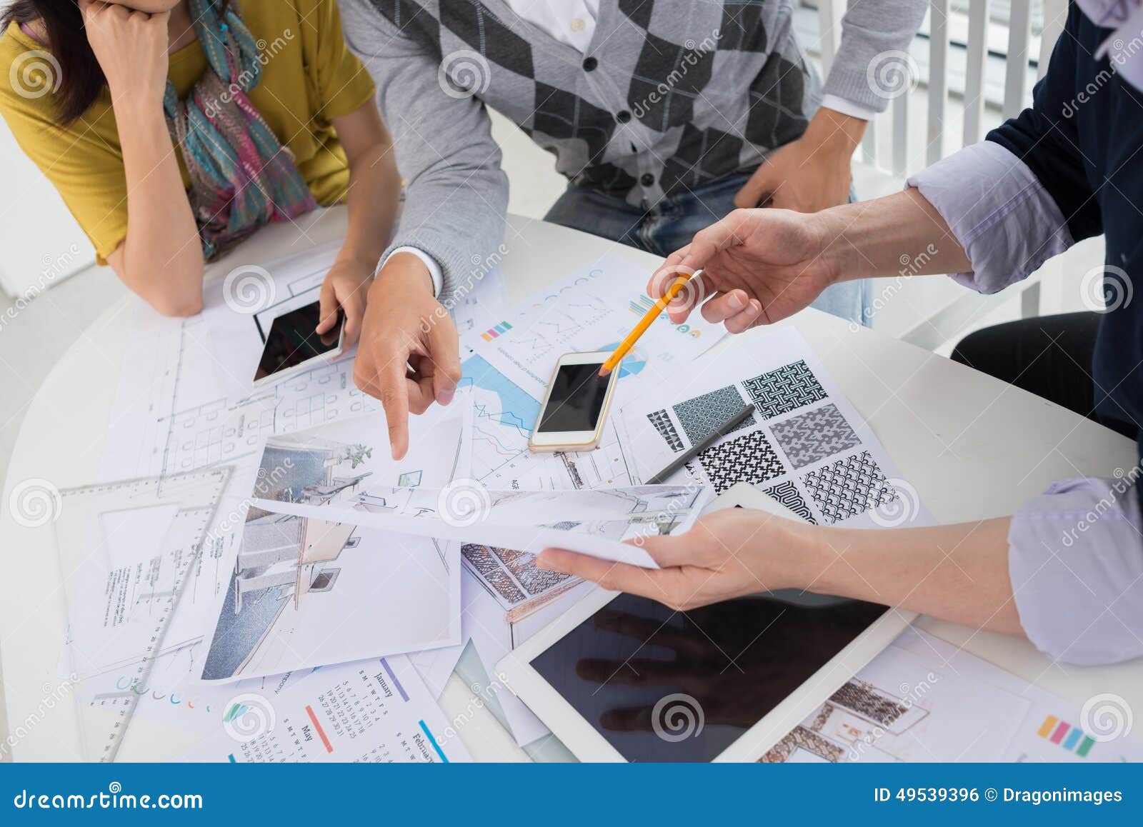 Planning new project stock photo. Image of interior, business - 49539396