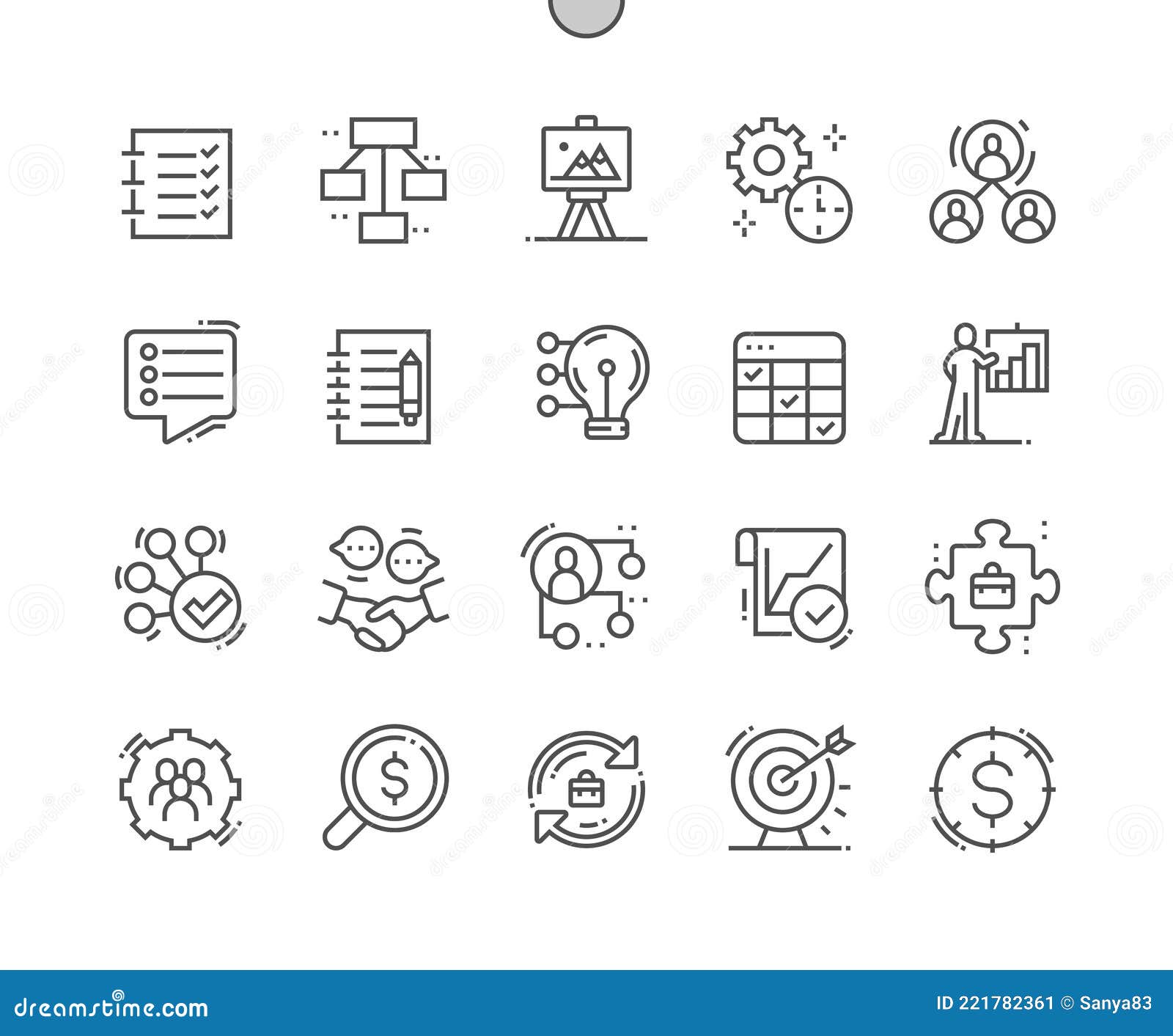 Planning. Notebook of Tasks. Business Model Stock Vector - Illustration ...