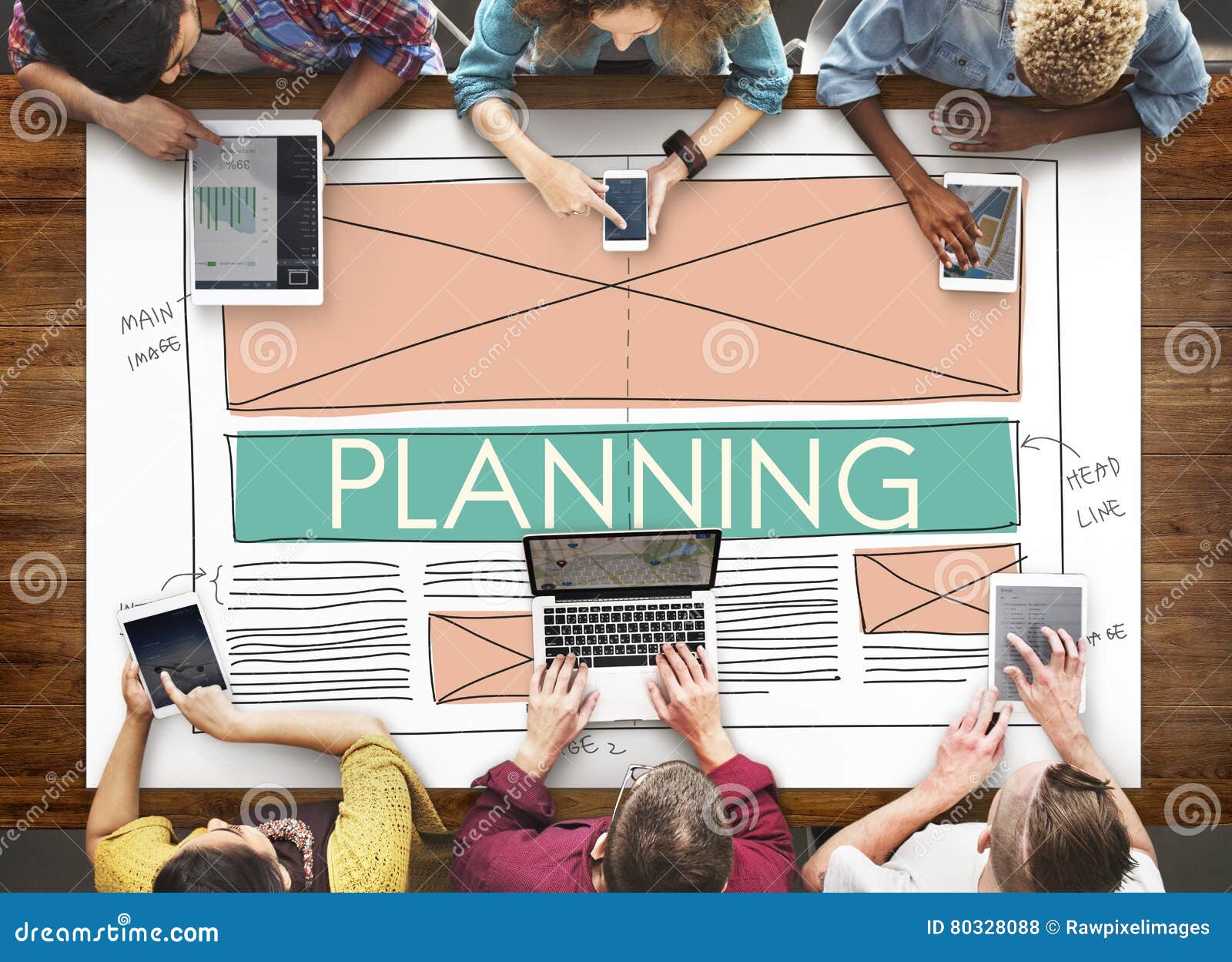 Planning Plan Solution Strategy Tactics Vision Concept Stock Photo ...