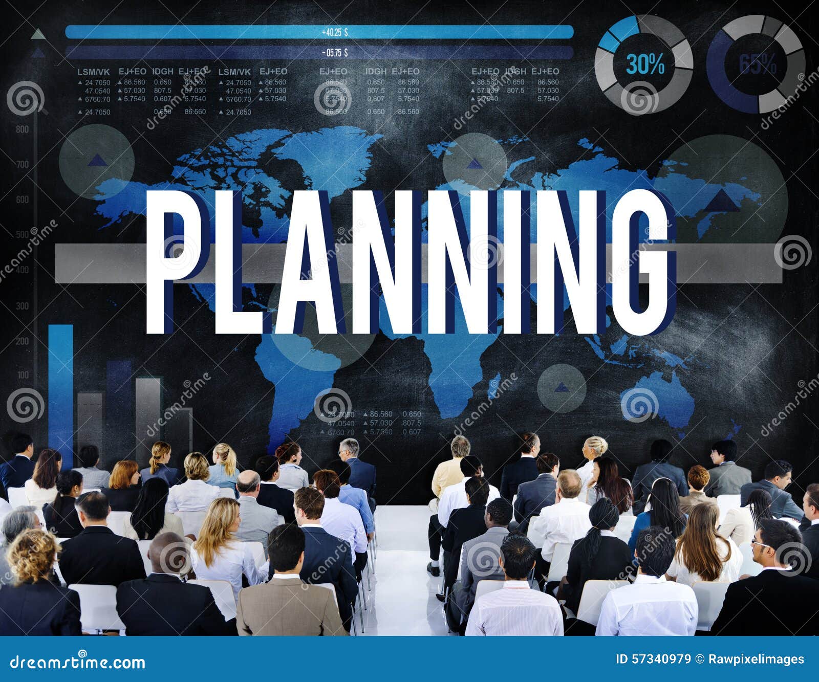 Planning Plan Strategy Analysis Development Concept Stock Illustration ...