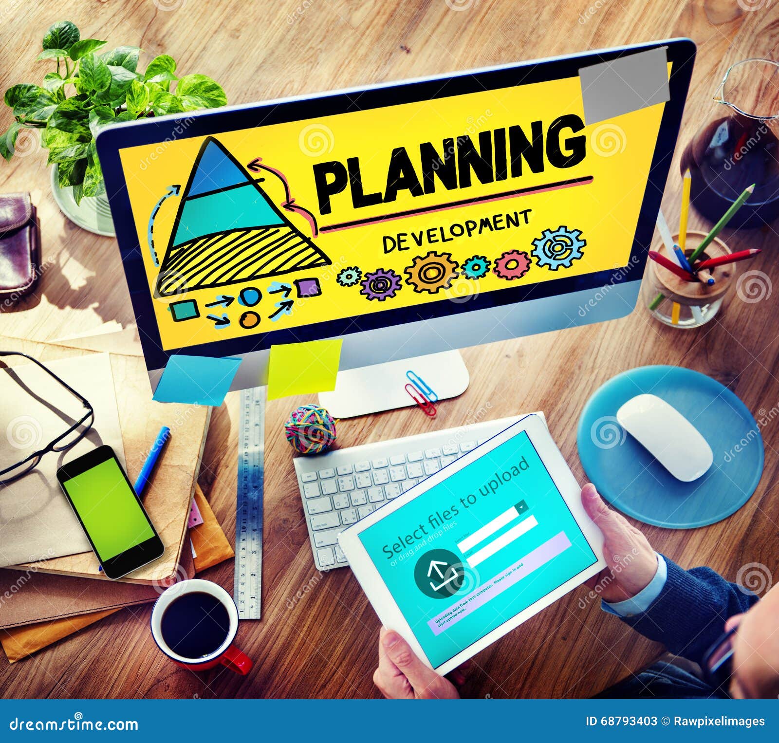 Planning Plan Strategy Growth Development Concept Stock Image - Image ...