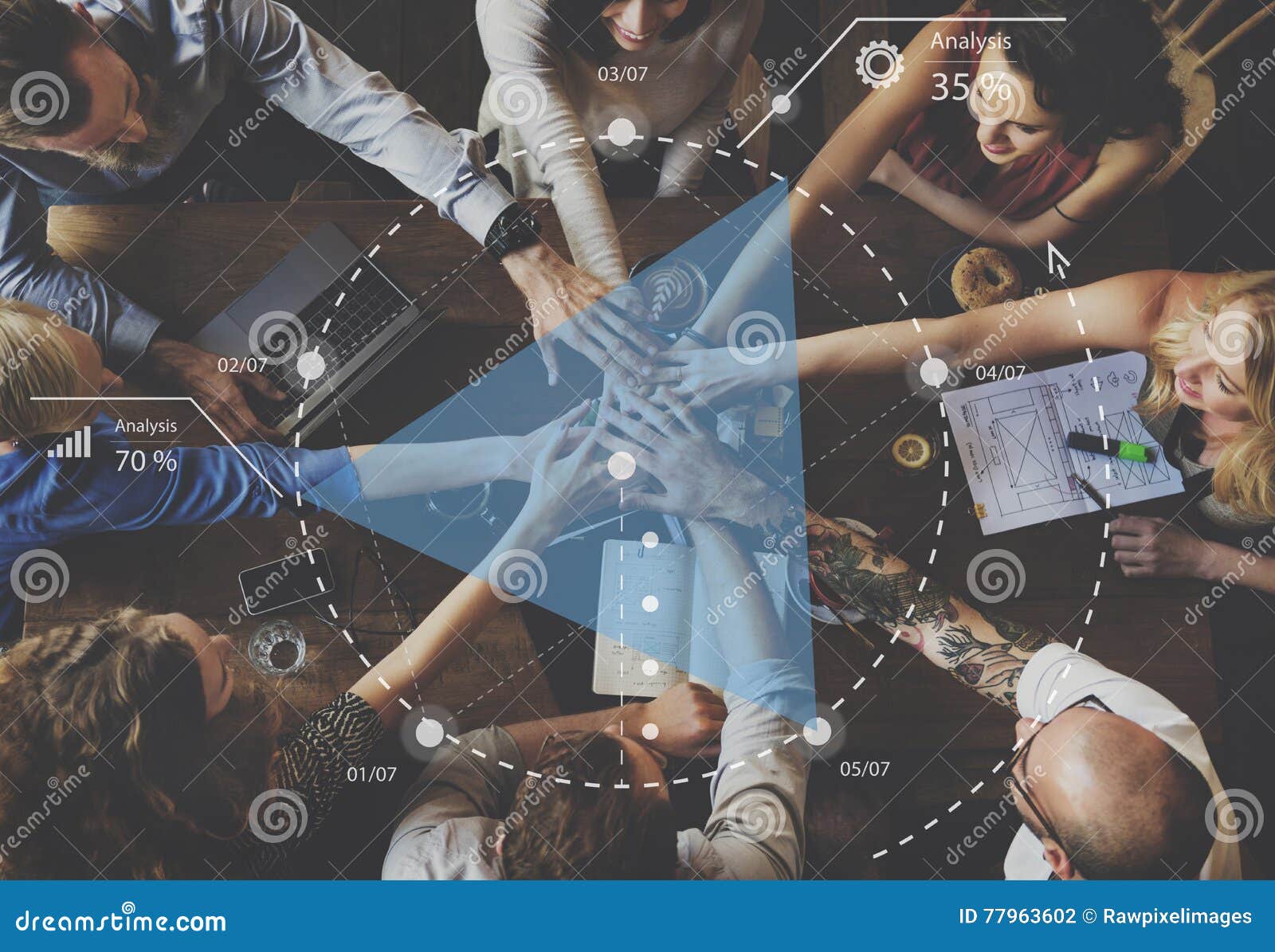 Planning Progress Discussion Strategy Brainstorming Concept Stock Photo ...