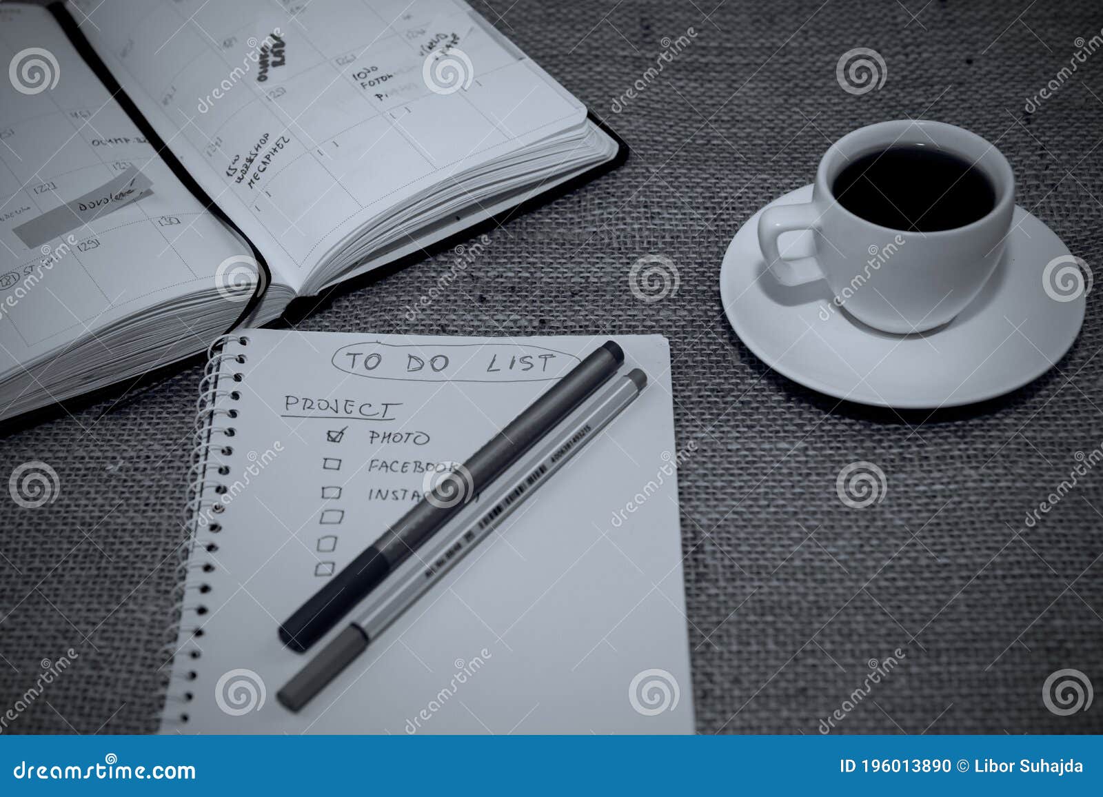 Planning of project stock photo. Image of planning, productivity ...
