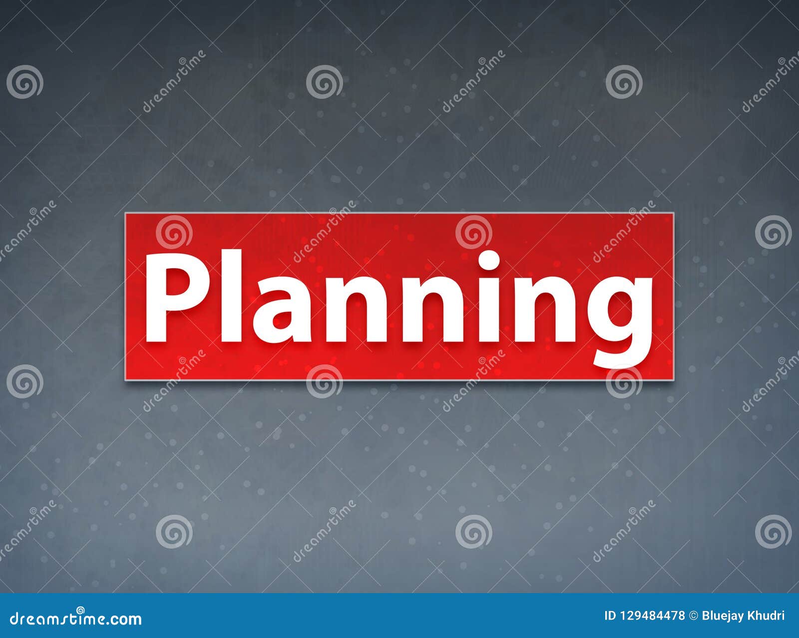 Planning Red Banner Abstract Background Stock Illustration ...