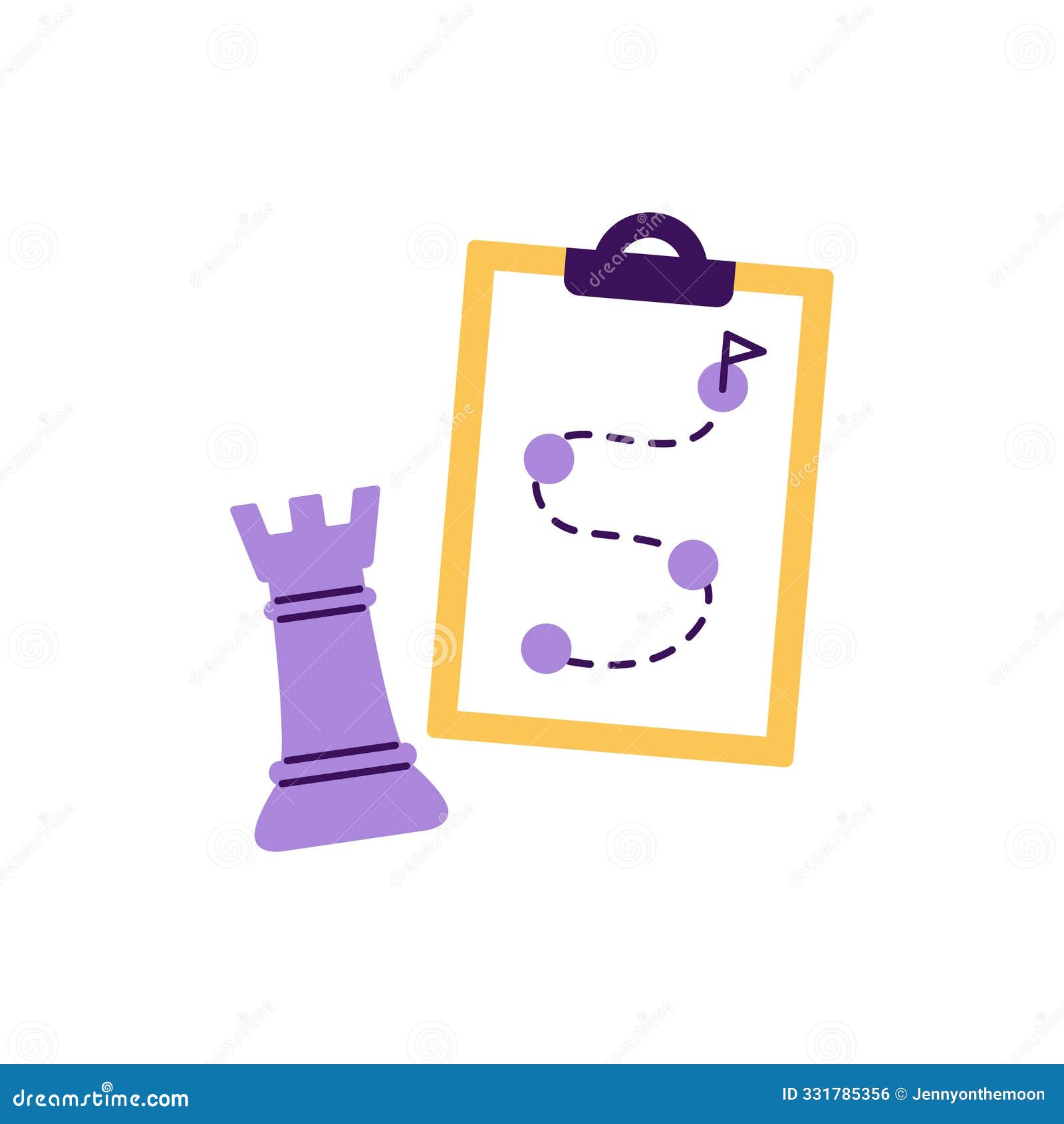 Planning or Strategy Icon. Trendy Vector Flat Illustration Stock ...