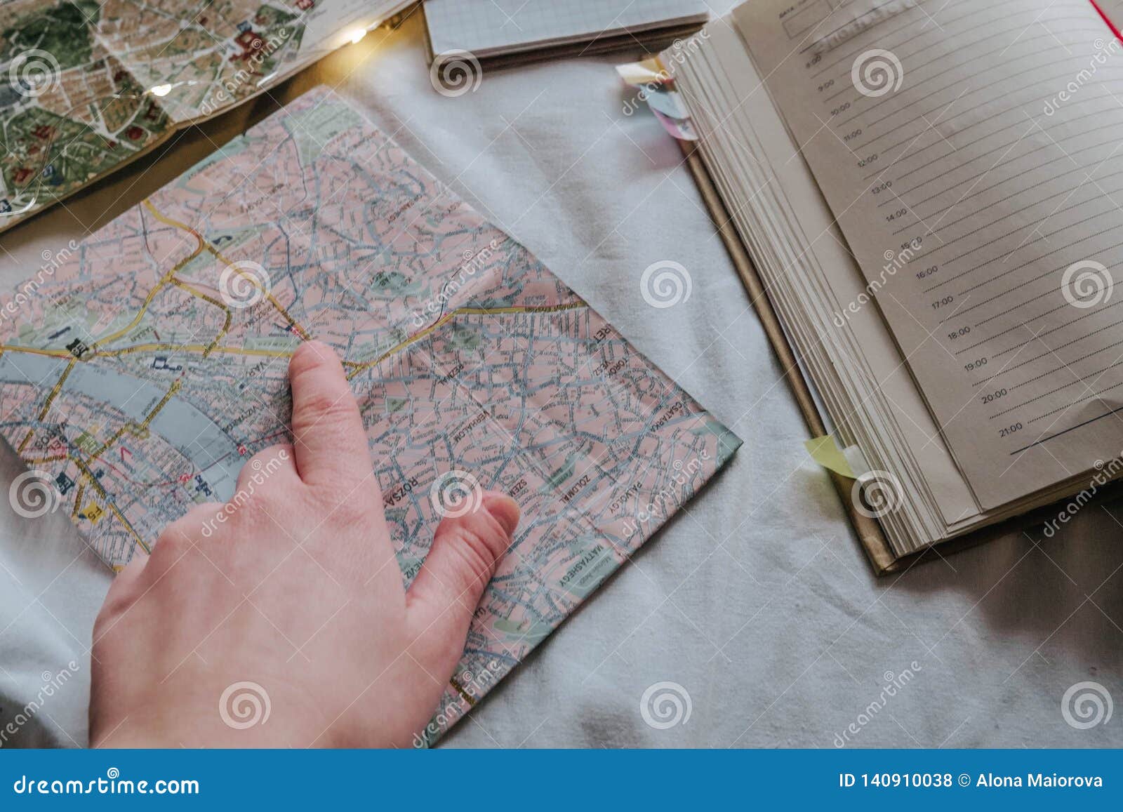 Planning Stuff. Notebook and Paper Planner Stock Photo - Image of event ...