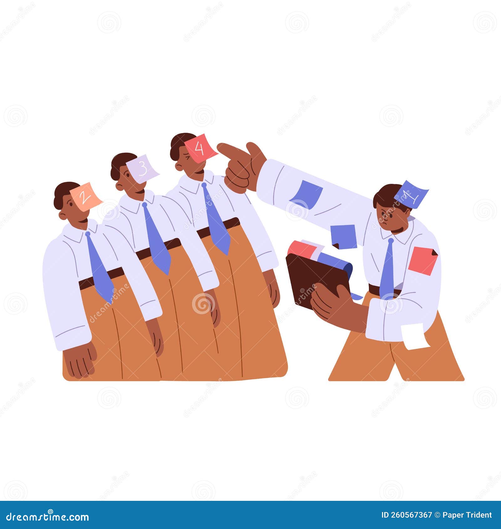 Delegate Responsibilities Landing Page Template. Office People, Ceo And ...