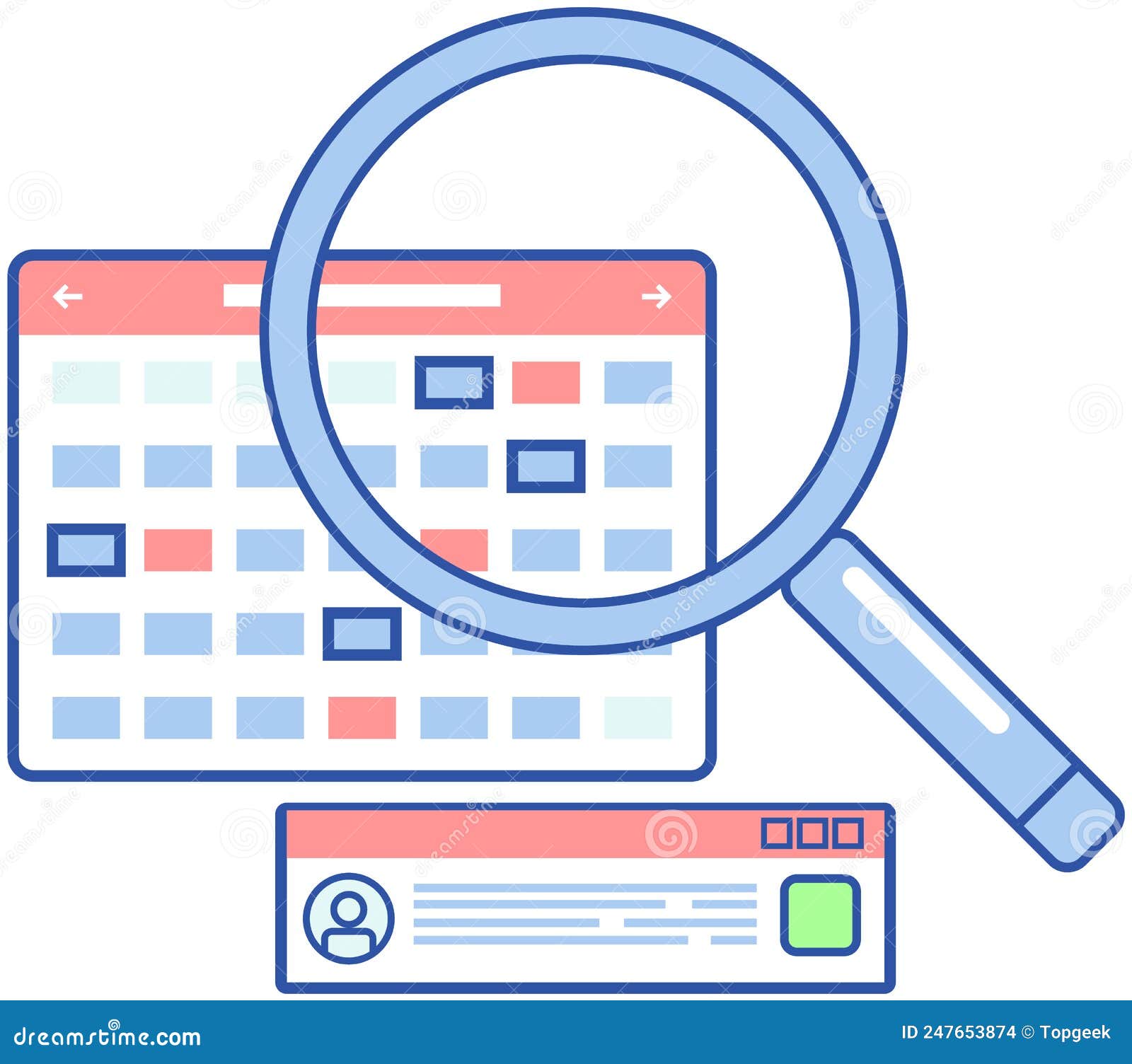 Planning and Time Management Program Design. Scheduling App and User ...