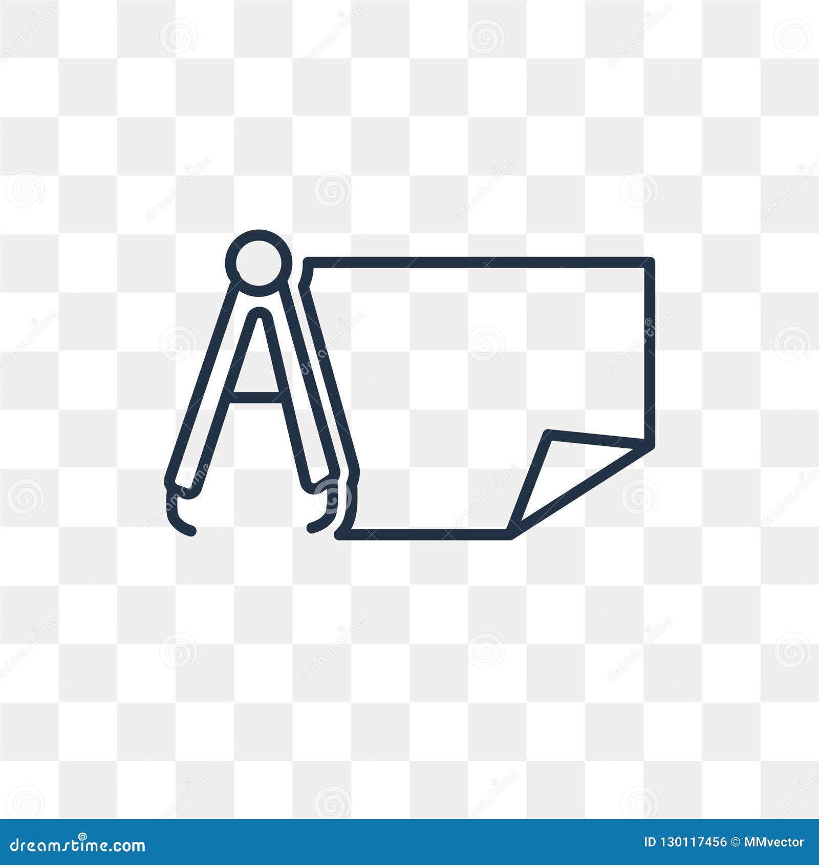 Planning Vector Icon Isolated On Transparent Background, Linear ...