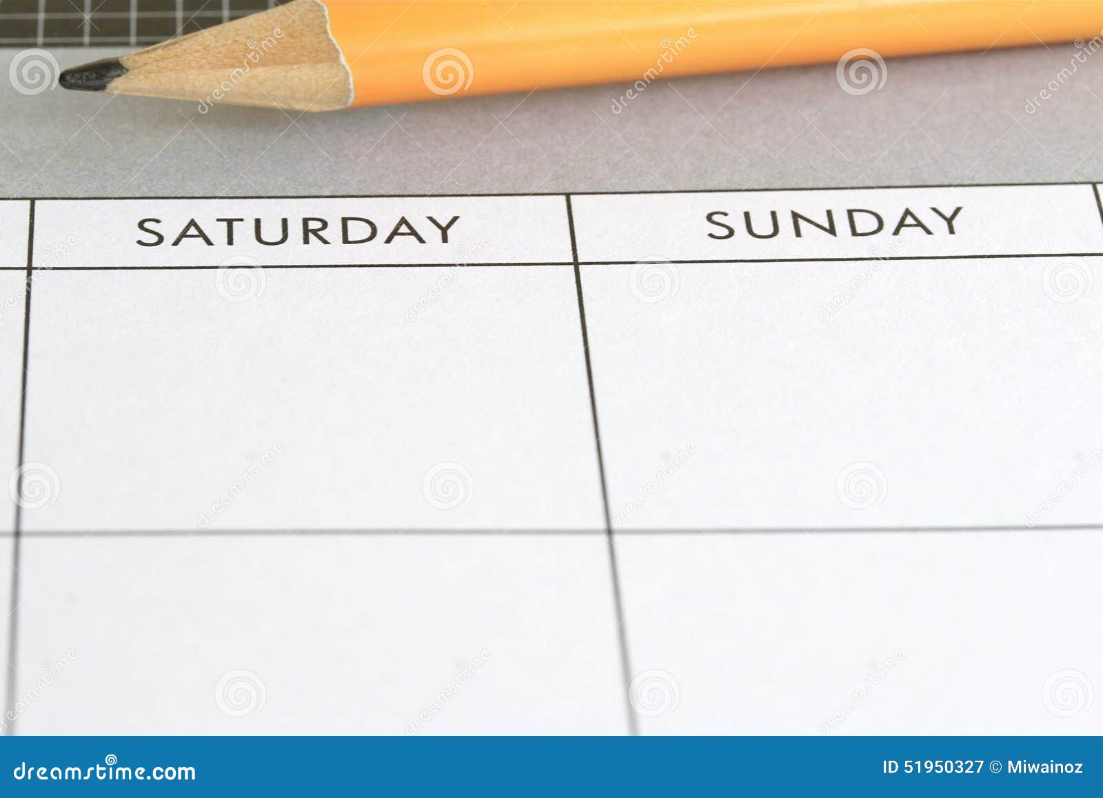 Planning a Weekend stock image. Image of sunday, week - 51950327