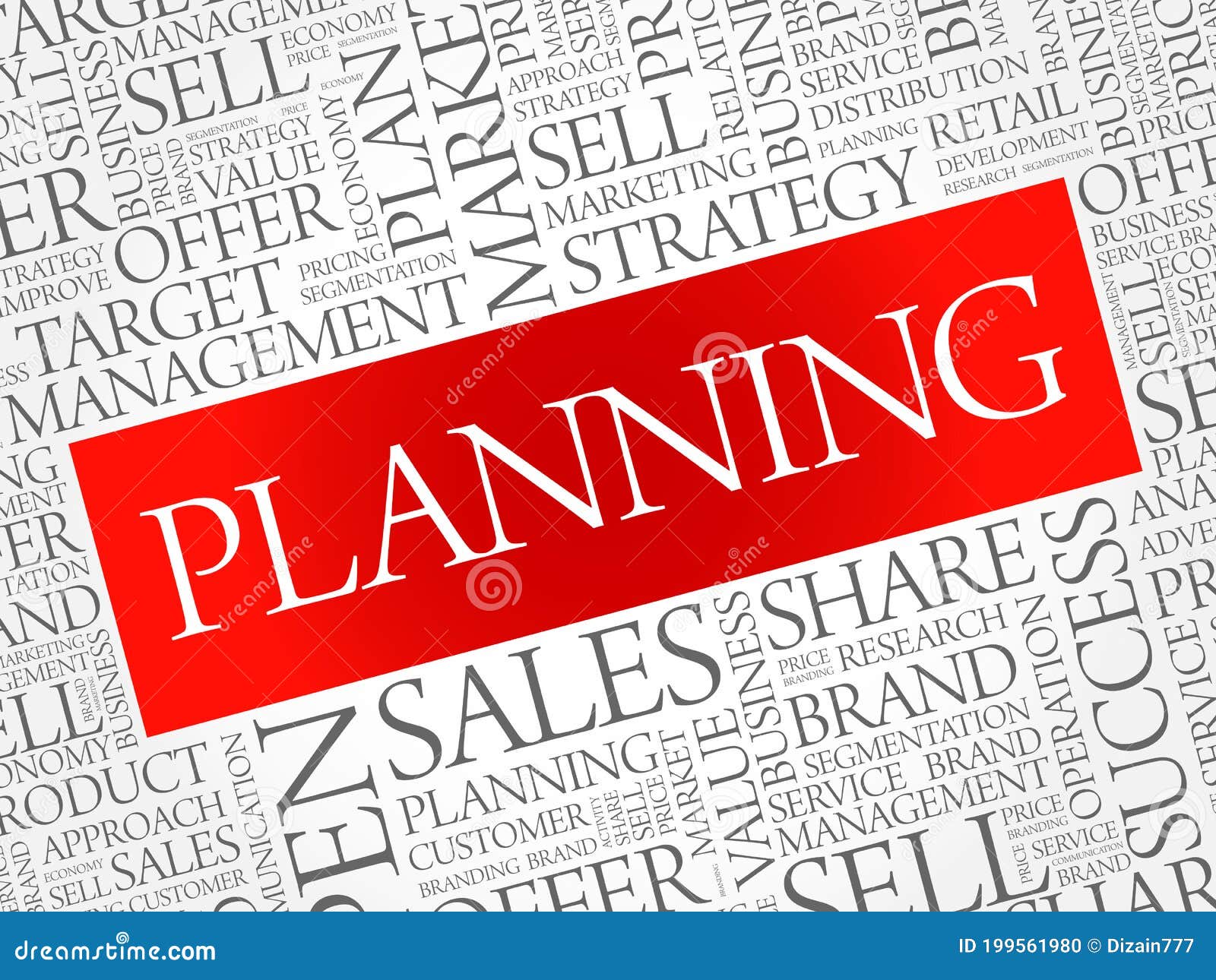 Planning Word Cloud Stock Illustration Illustration Of Meeting 199561980