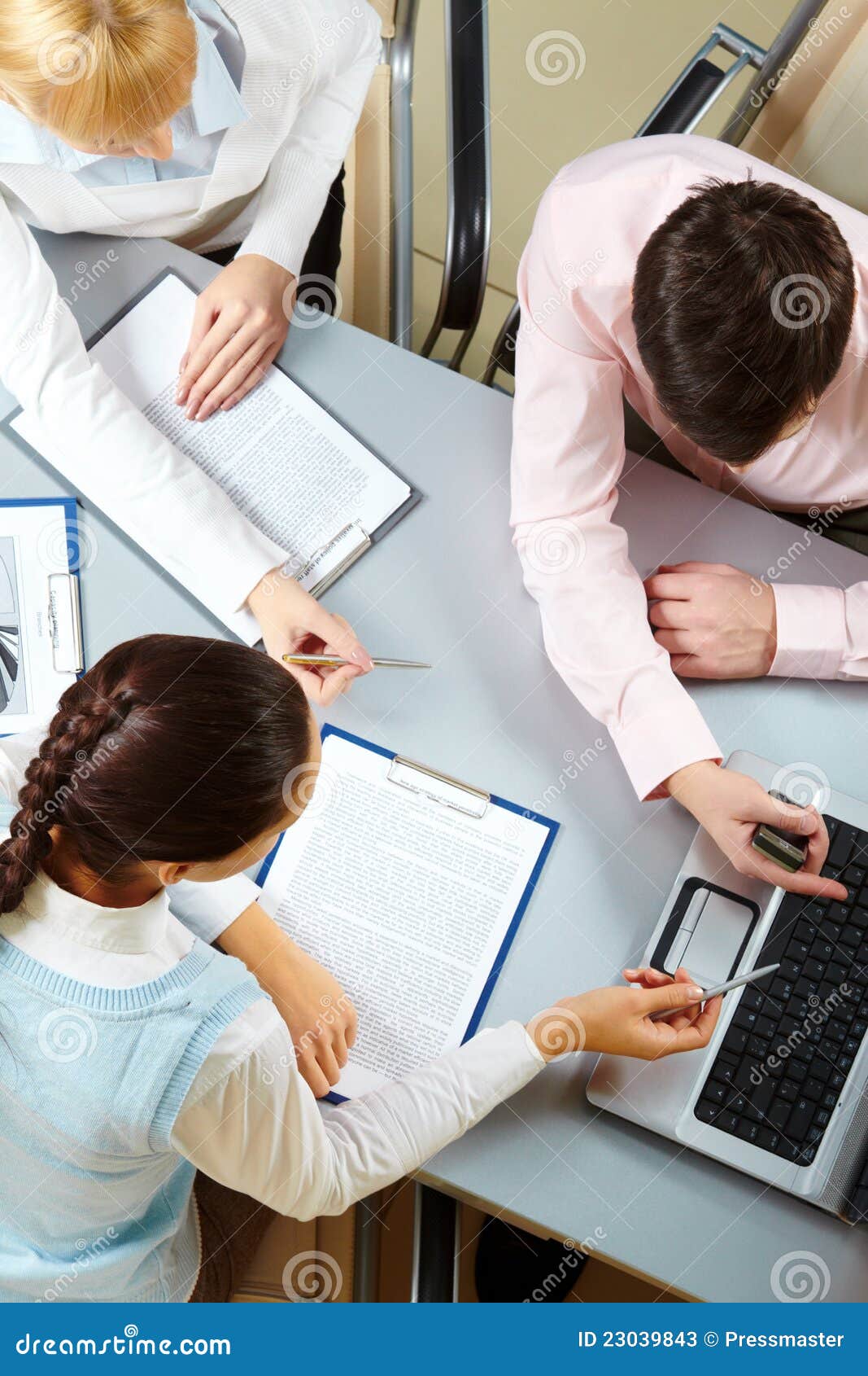 Planning work stock image. Image of paper, gathered, businessman - 23039843