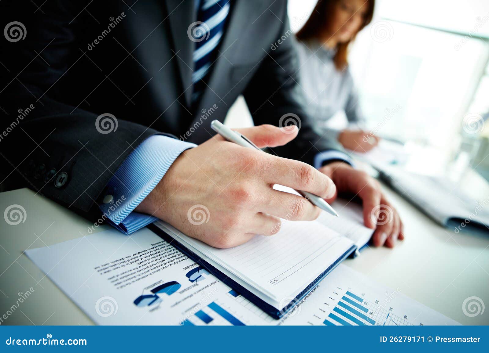 Planning work stock image. Image of clerk, executive - 26279171