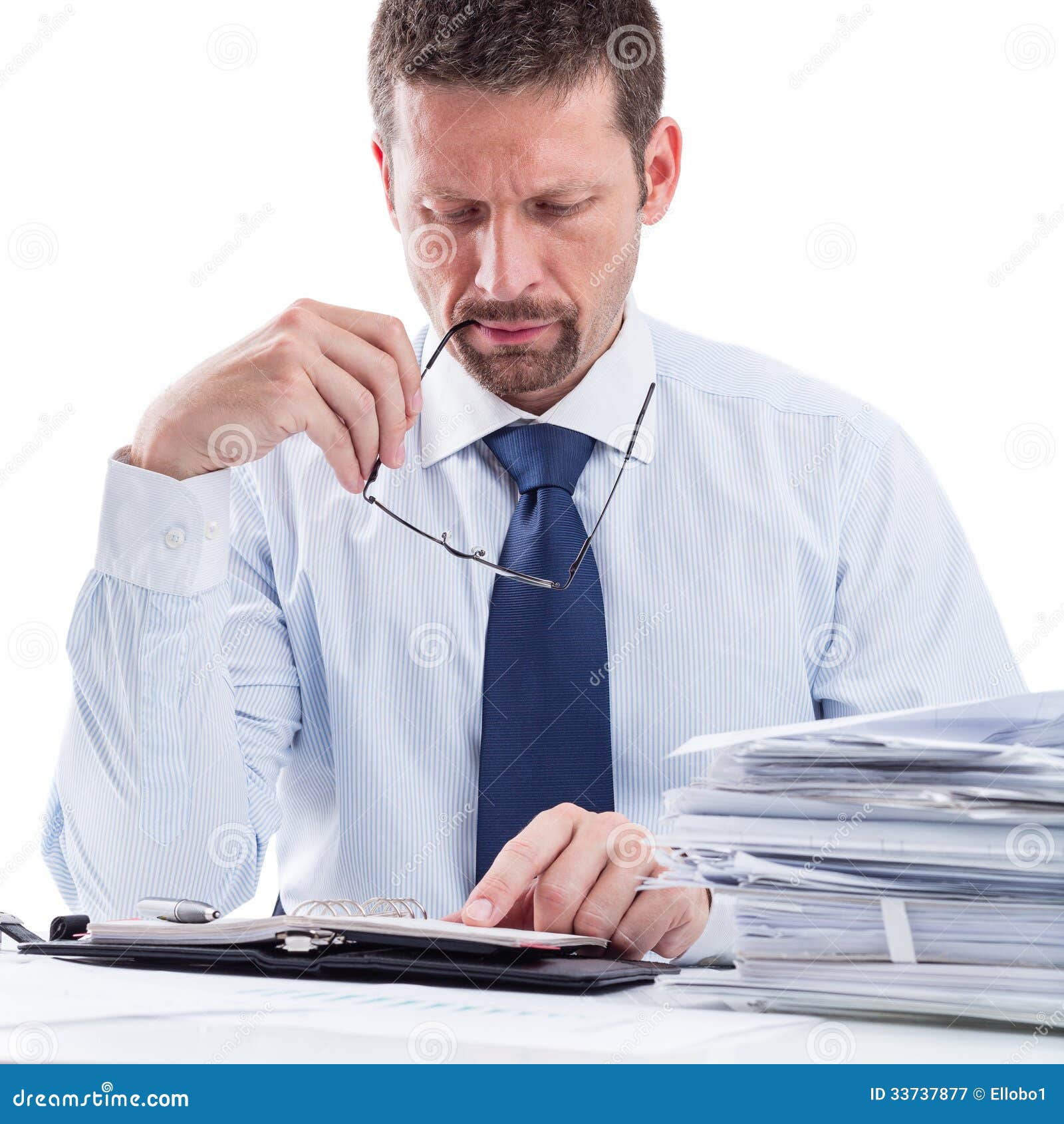 Planning work. stock image. Image of handsome, organizer - 33737877