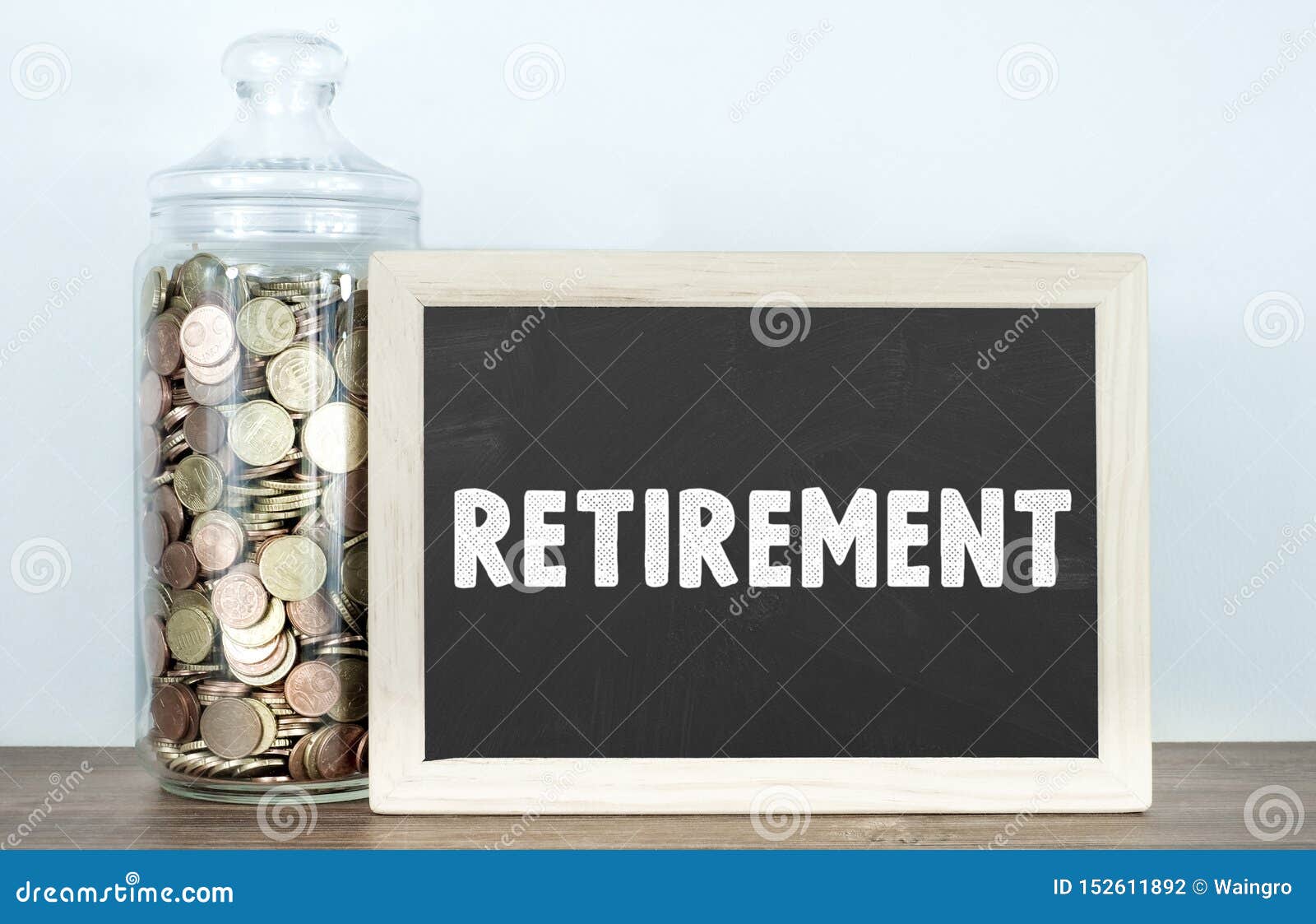 Planning Your Retirement - Information Board Stock Photo - Image of ...