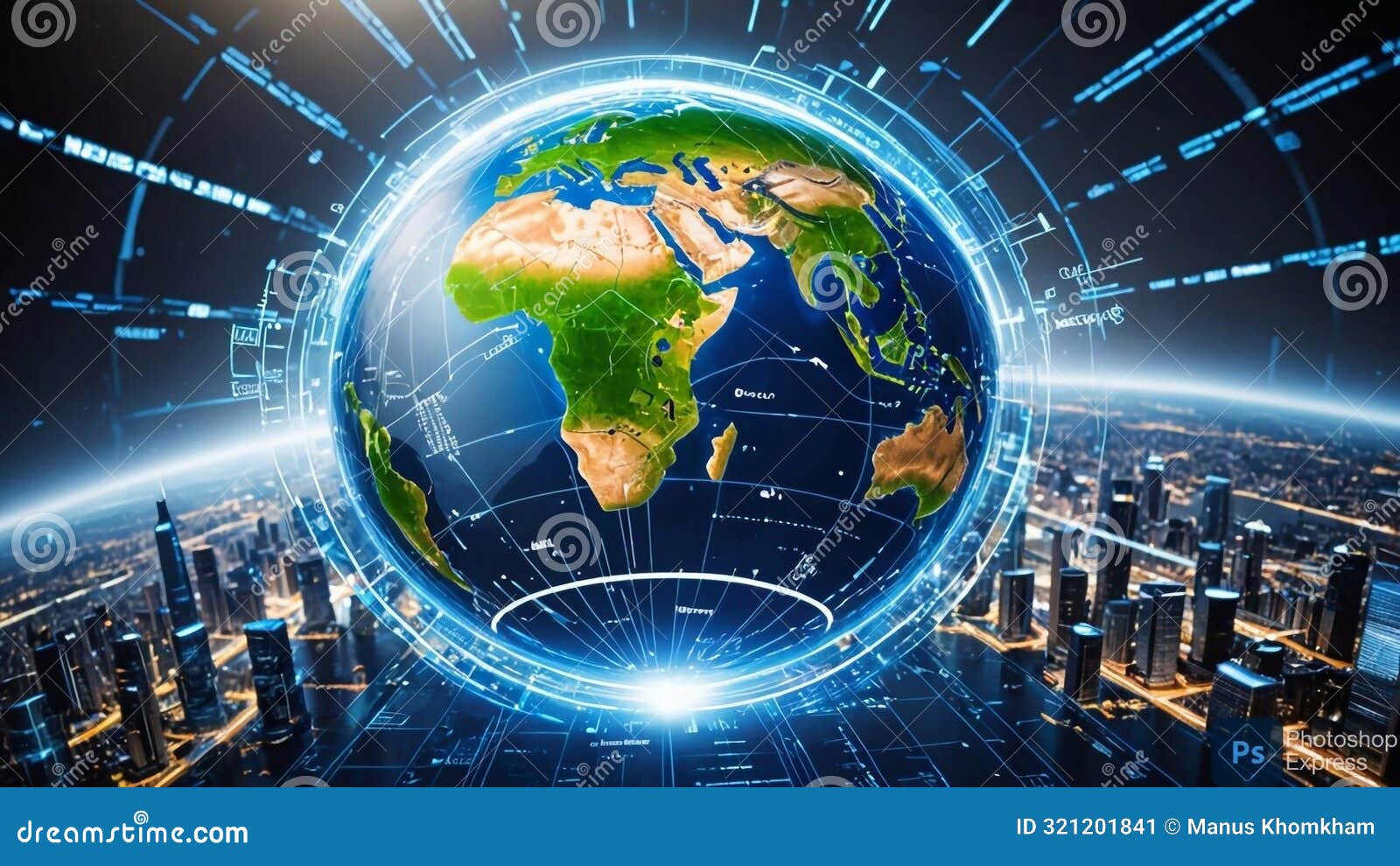 Plano De Fundo Do Mapa Global Gera Ai Ilustração Stock - Ilustração de ...