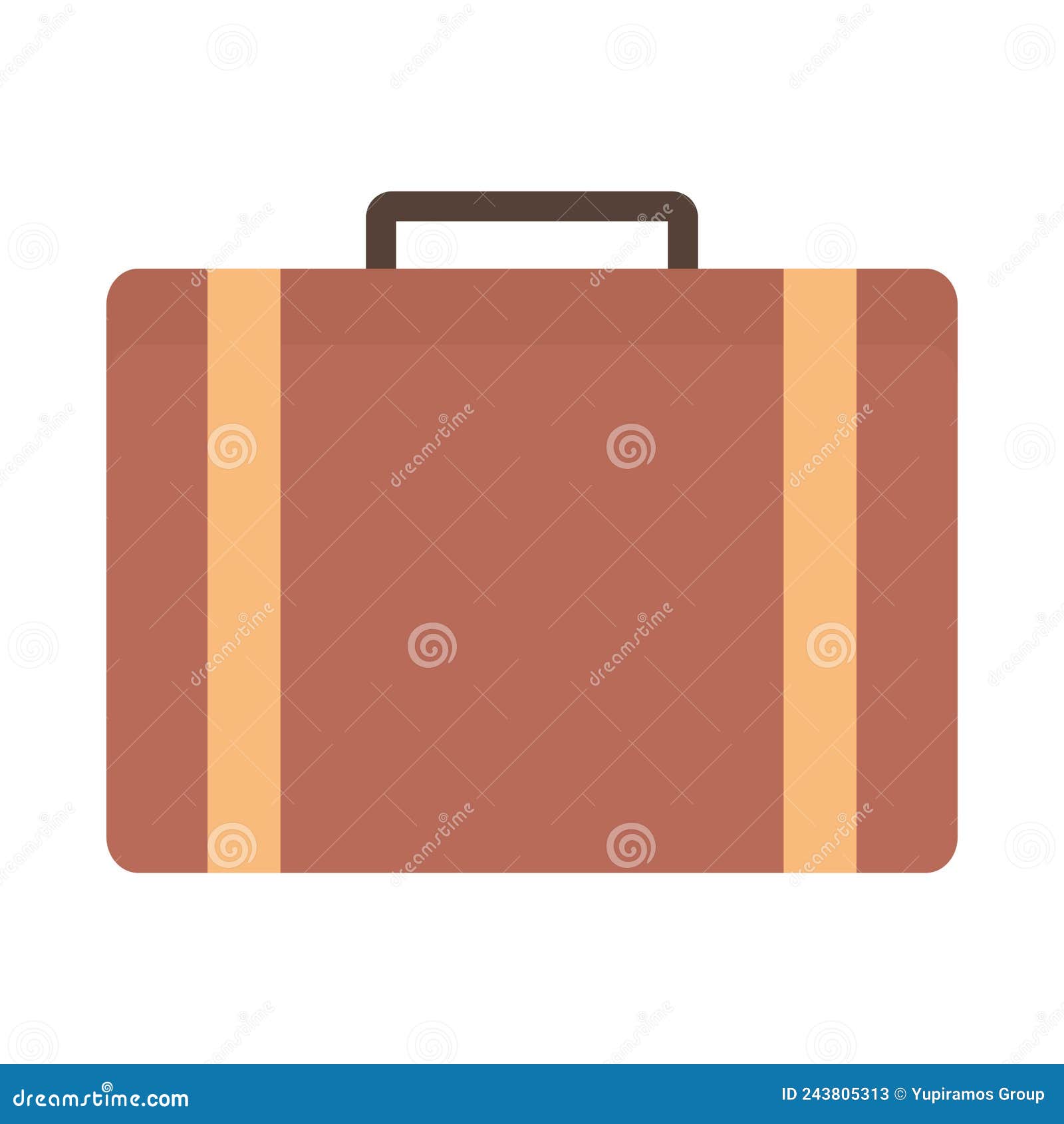 Plano de icono de maleta stock de ilustración. Ilustración de vector ...