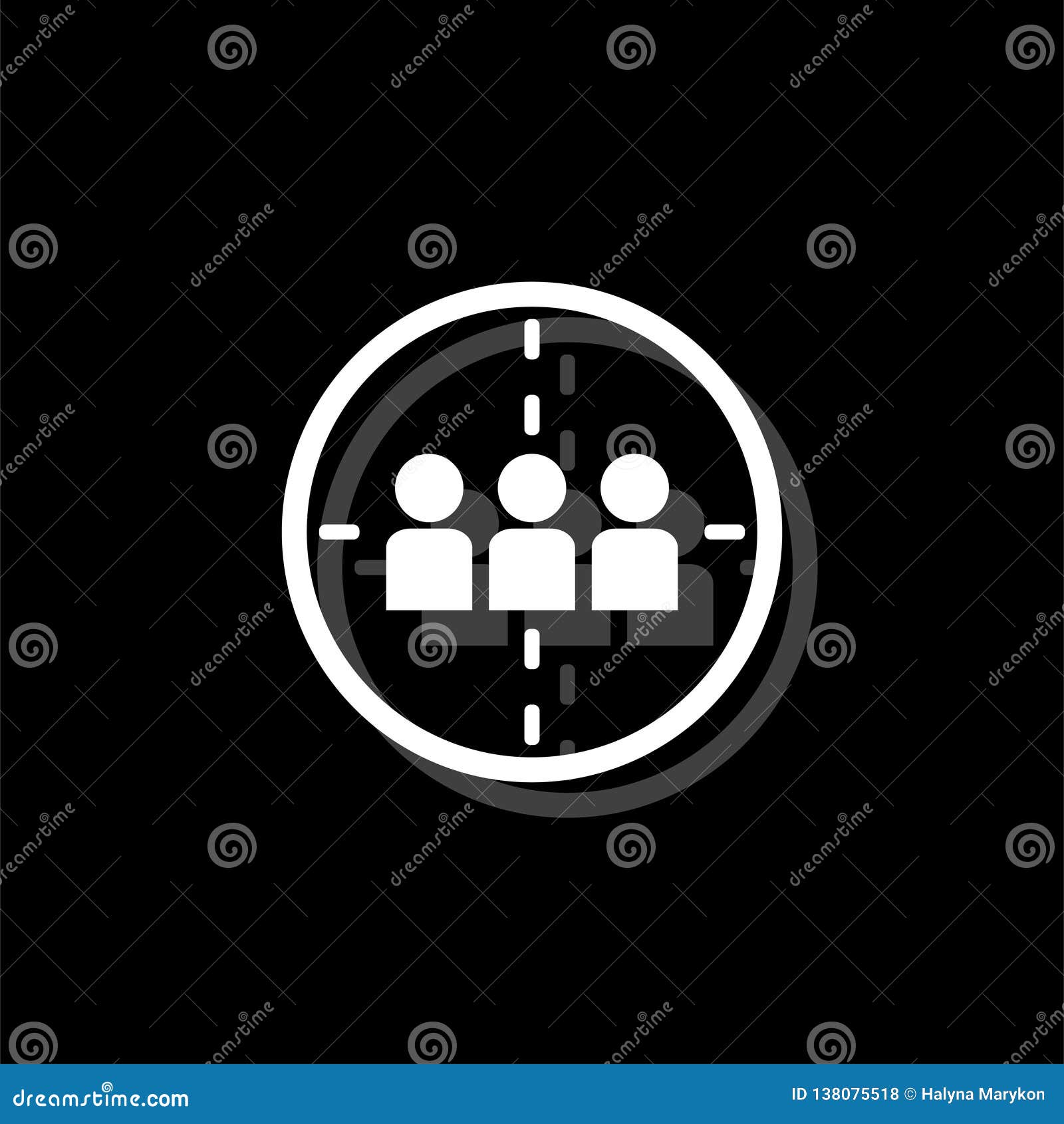 Plano Del Icono De La Matanza Stock de ilustración - Ilustración de ...