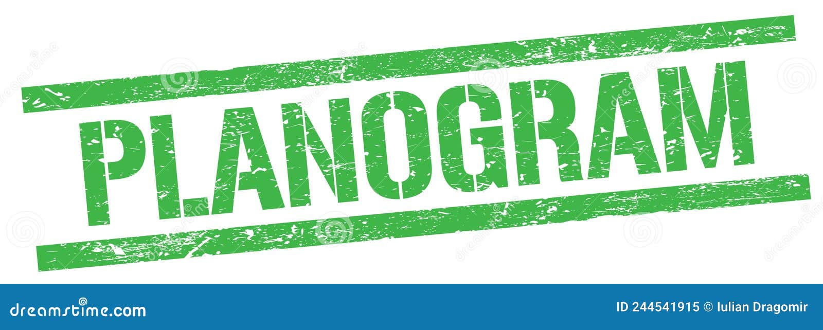 PLANOGRAM Text On Black Green Sticker Stamp Royalty-Free Stock Photo ...