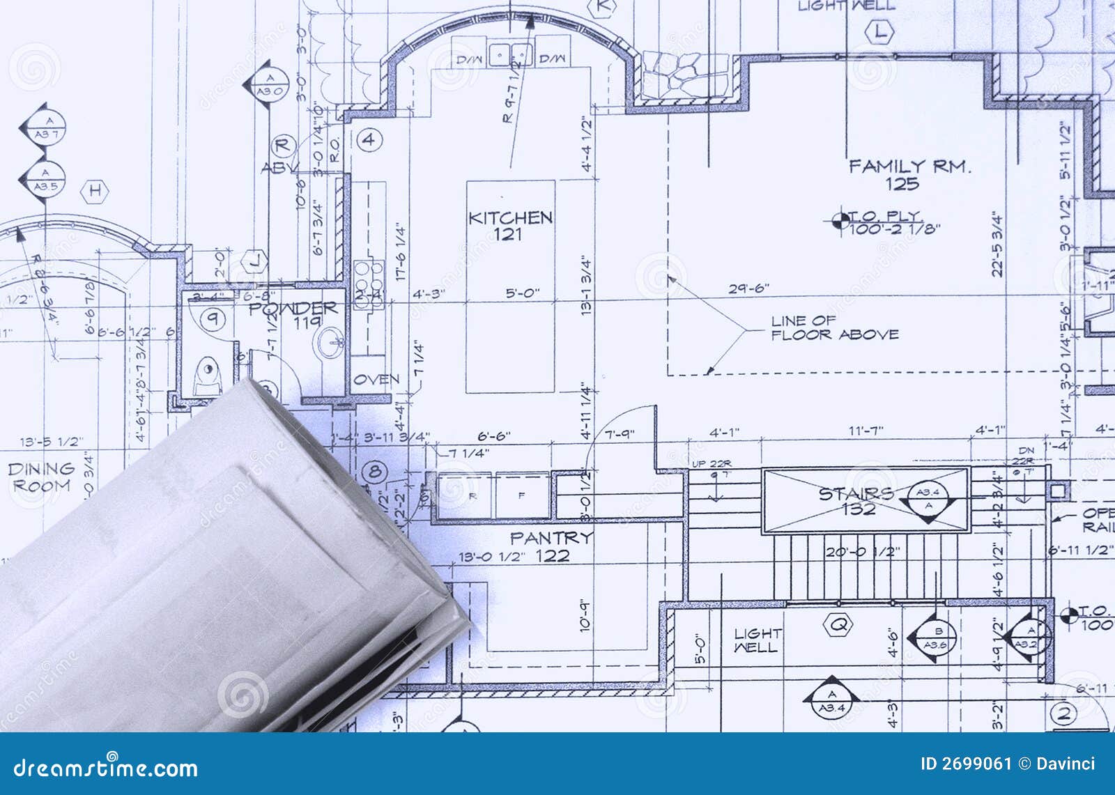 Plans stock image. Image of home, engineer, floor, architectural - 2699061