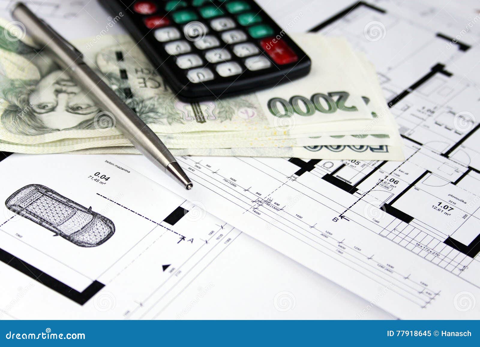 Plans of Building, Construction Stock Image - Image of house, idea ...