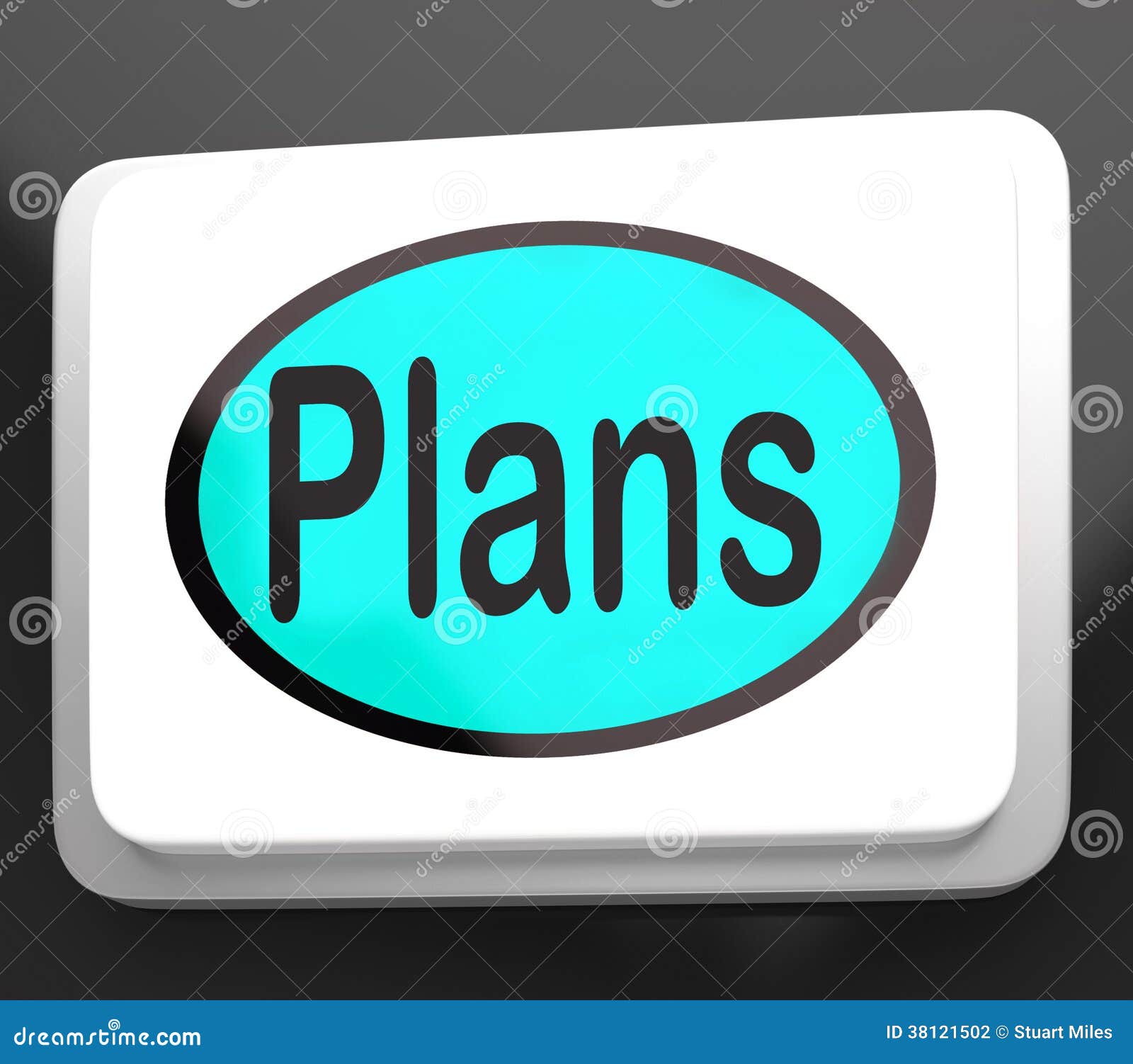 Plans Button Shows Objectives Planning and Organizing Stock ...