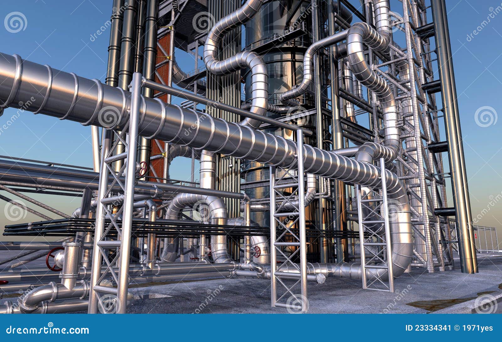 Plant stock illustration. Illustration of factory, production - 23334341