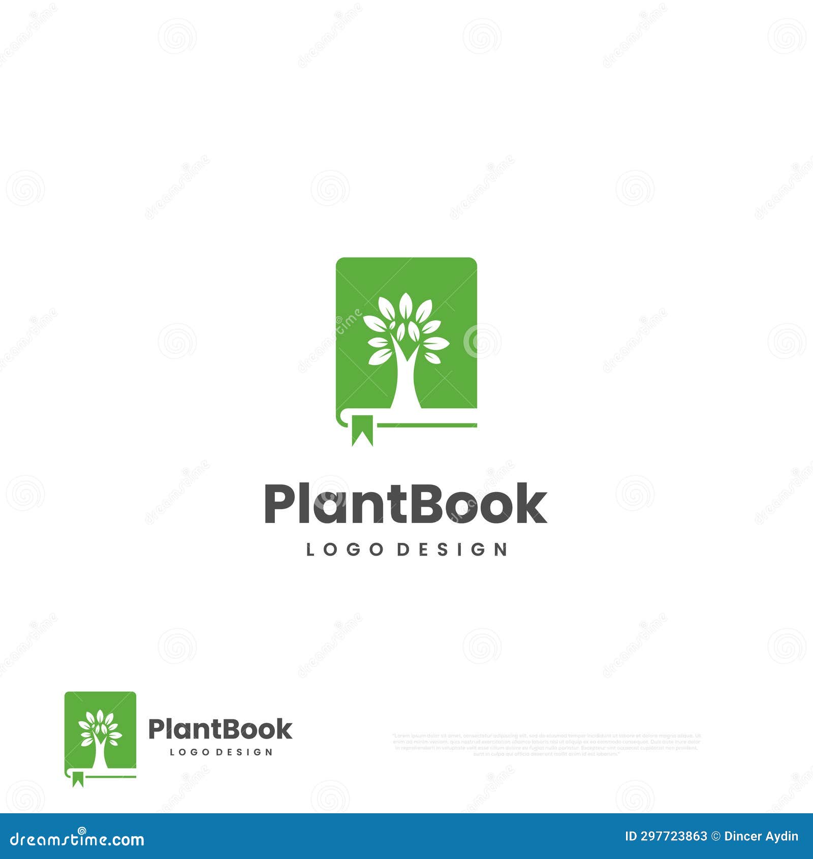 Plant Book Logo Design, Book Combine with Tree Logo. Plant Learning ...
