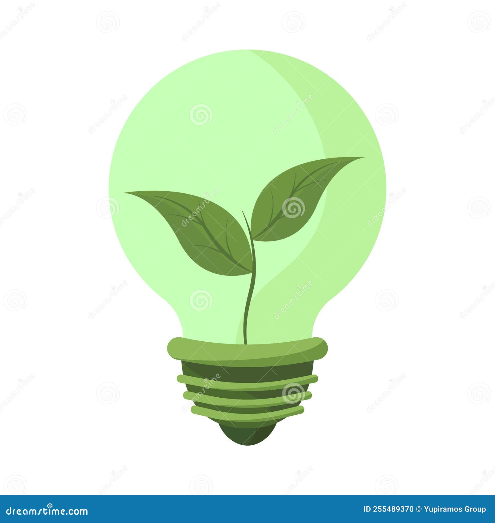 Plant in bulb stock vector. Illustration of agriculture - 255489370