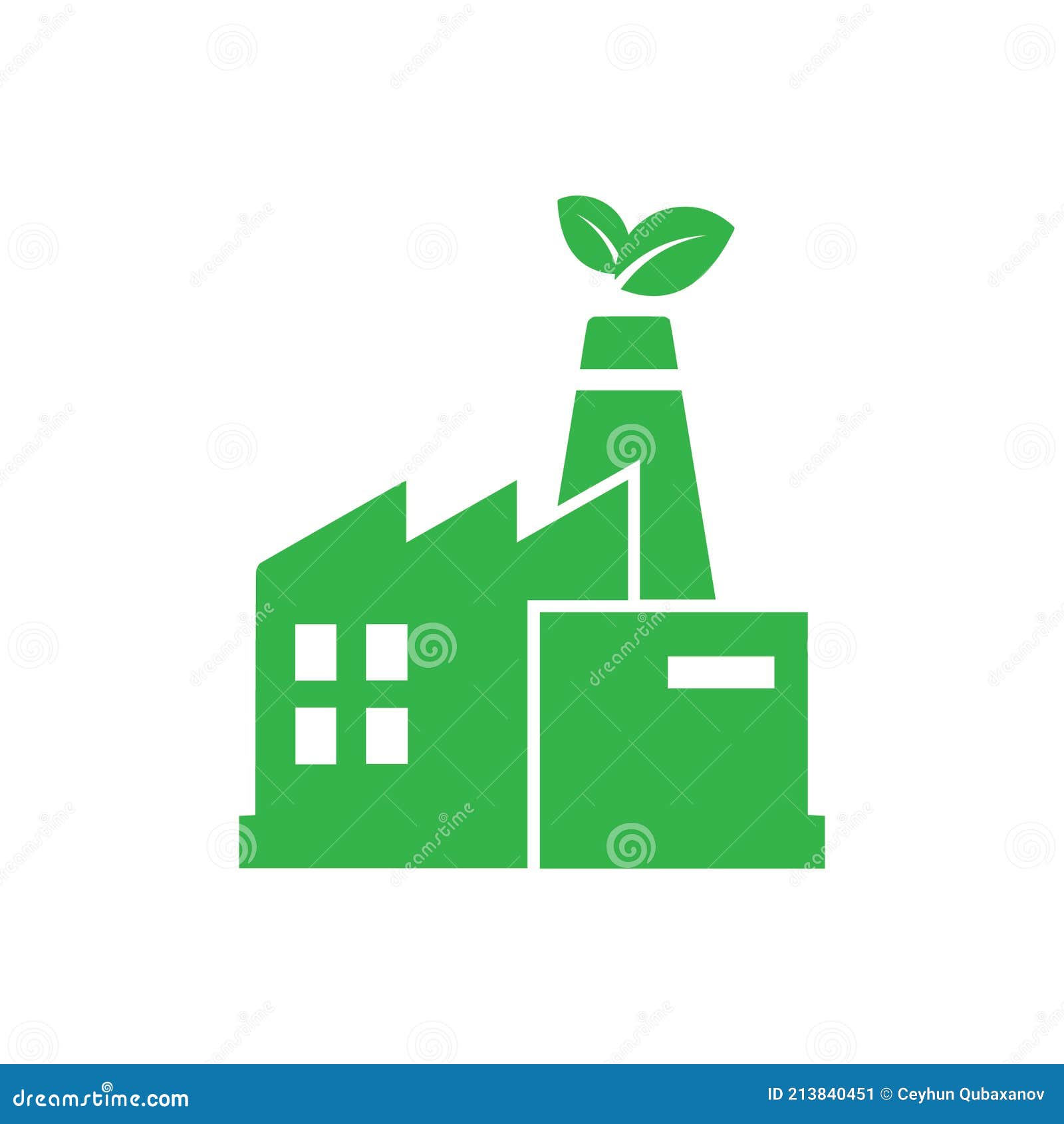 Plant Ecology, Industry Icon, Clean Energy. Vector Icon Stock Vector ...
