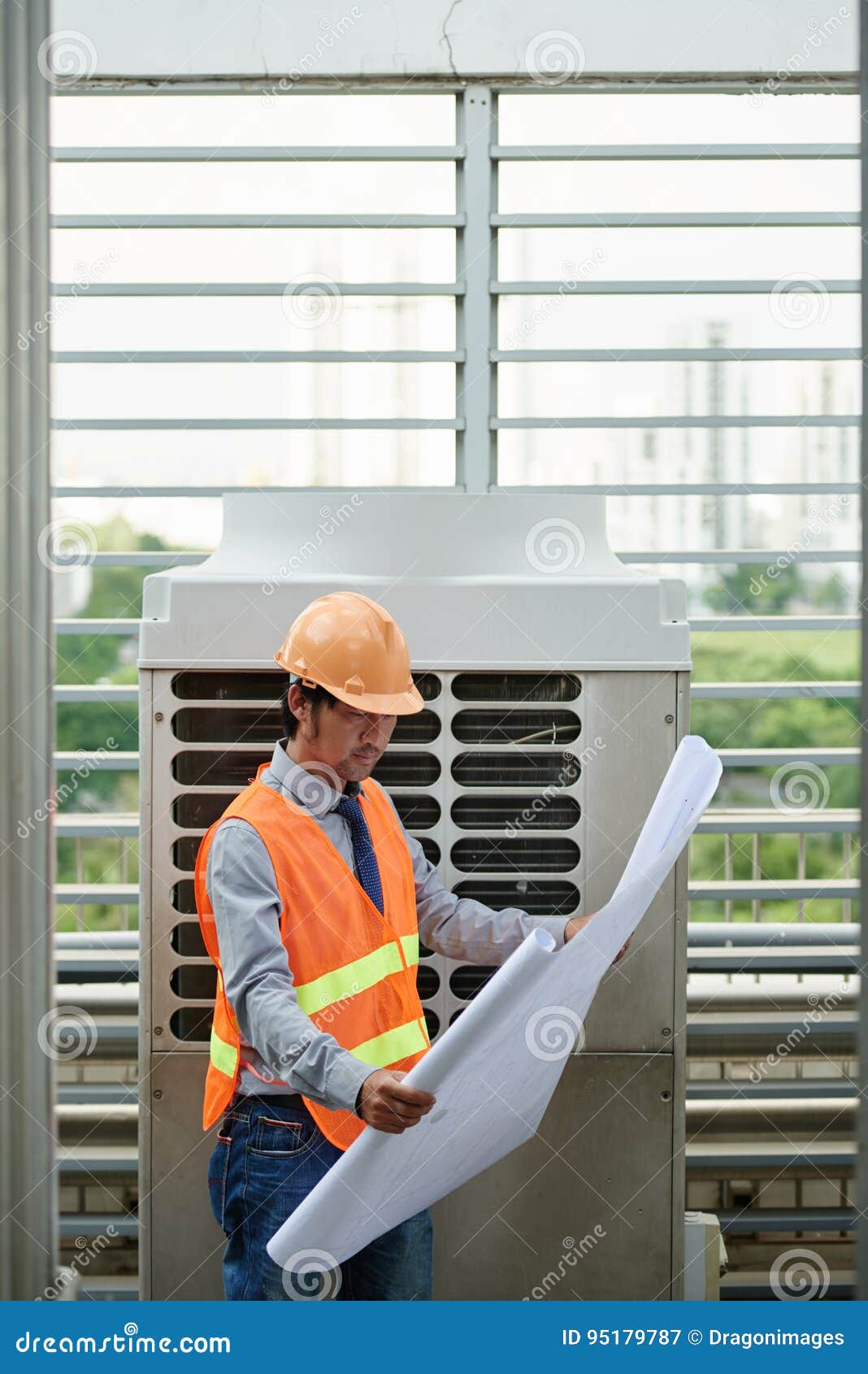 Plant engineer stock image. Image of worker, working - 95179787