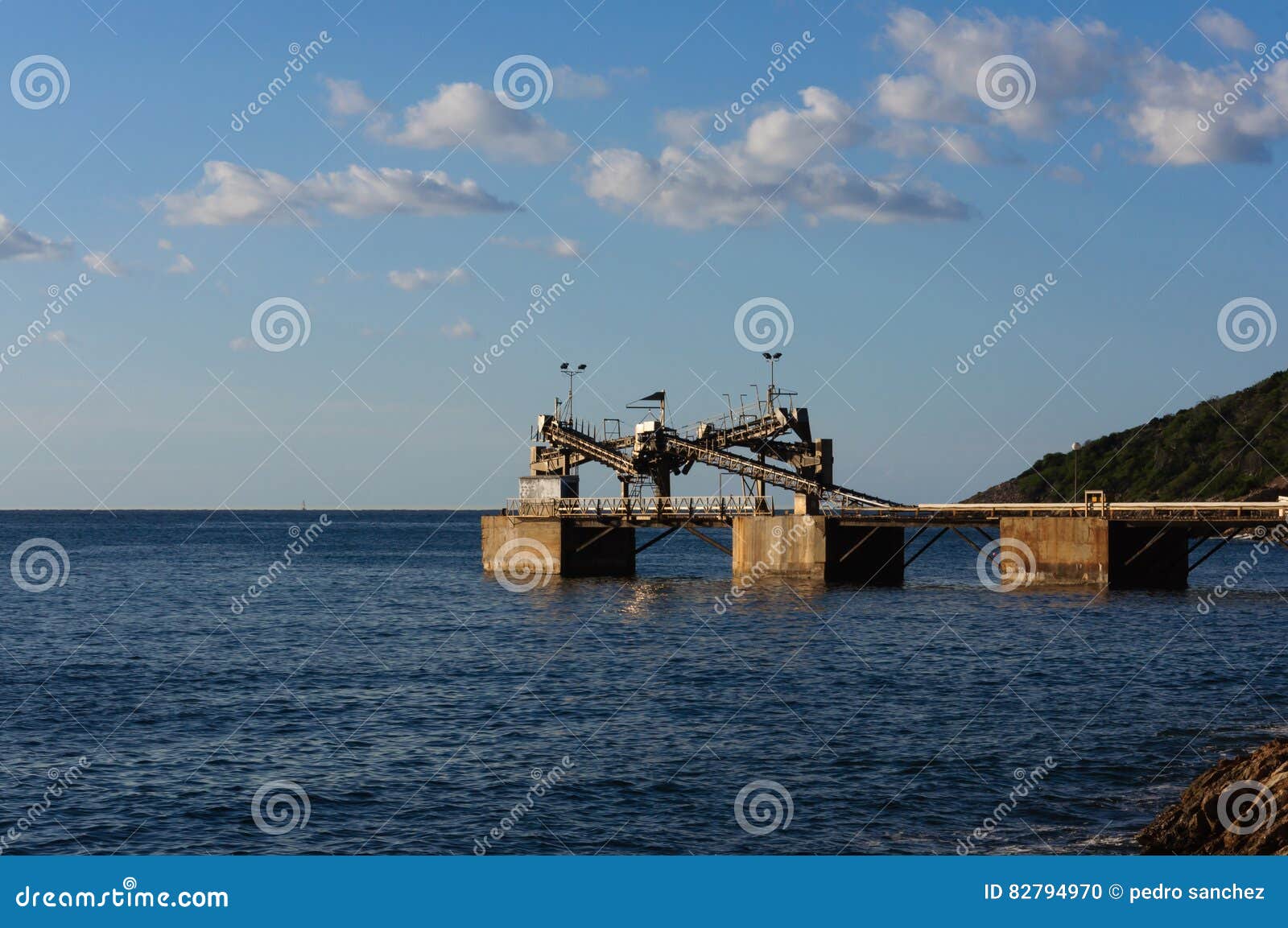 Plant of Extraction of Salt Stock Photo - Image of material, mountain ...
