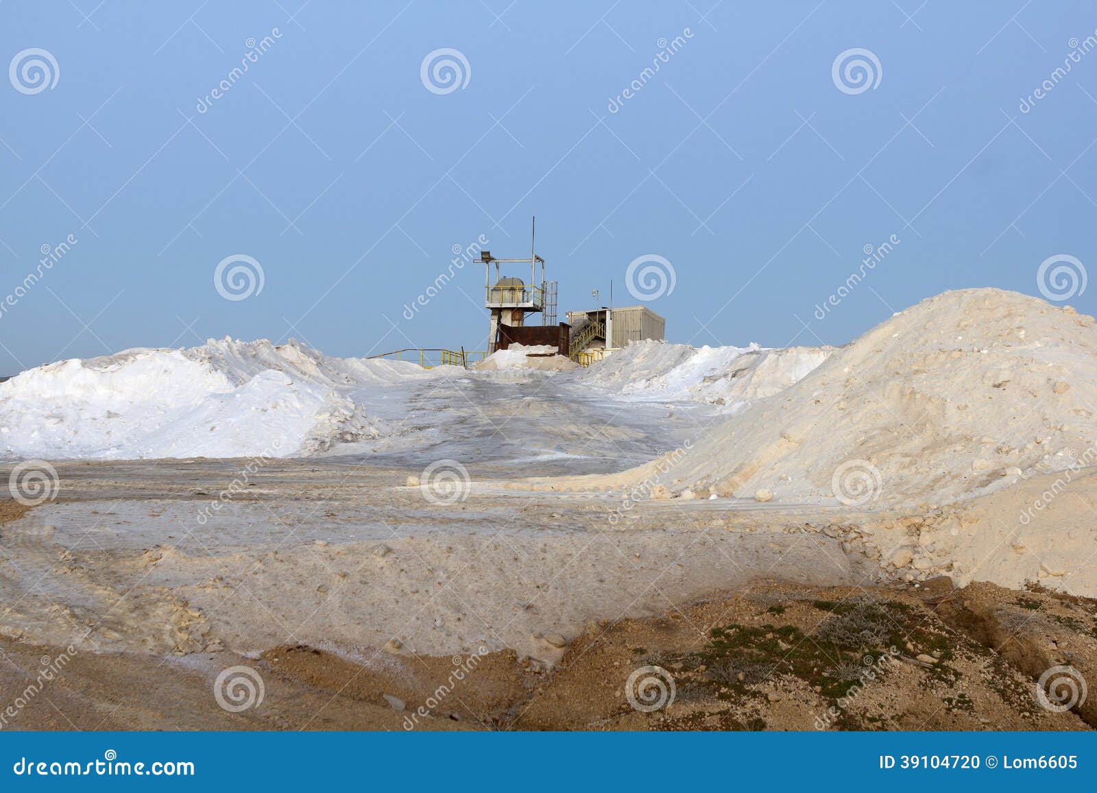 Plant for the Extraction of Salt Stock Photo - Image of industry, lakes ...