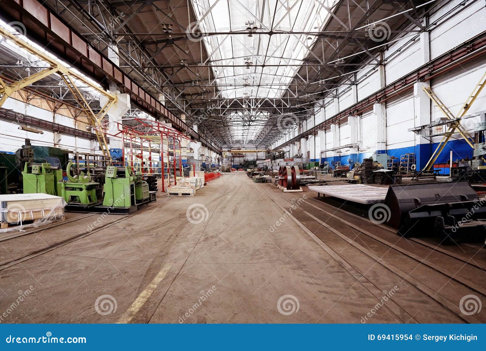 Plant Factory with Machine in Room Stock Photo - Image of mechanic ...