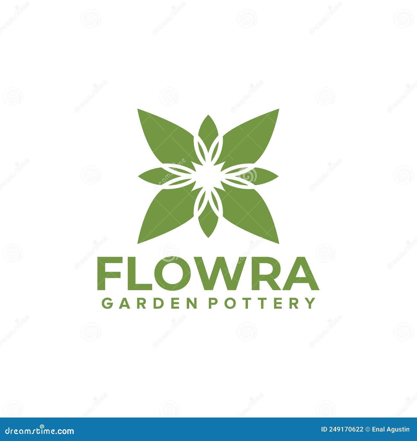 Plant Gardener or Pottery Logo Design Stock Vector - Illustration of ...
