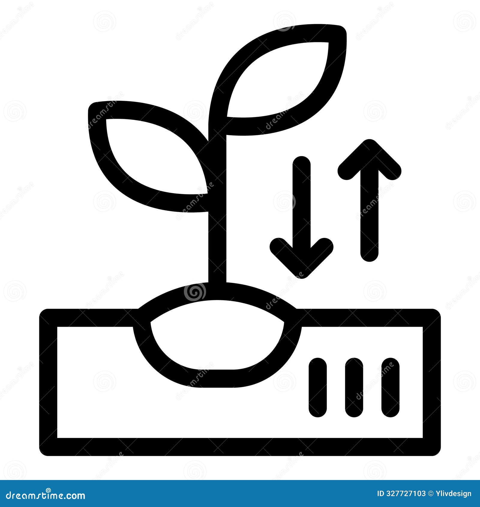 Plant Growing from Smart Farming System Showing Root Growth Stock ...