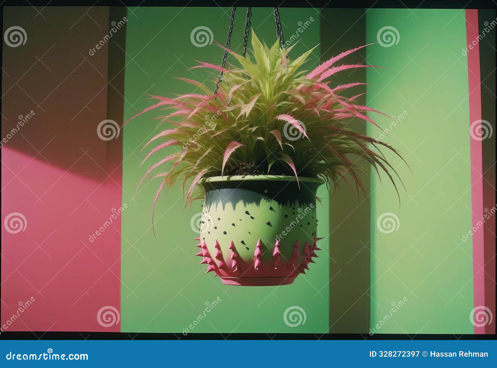 Plant Hanger Clipart Image of Hanging Pot Stock Illustration ...