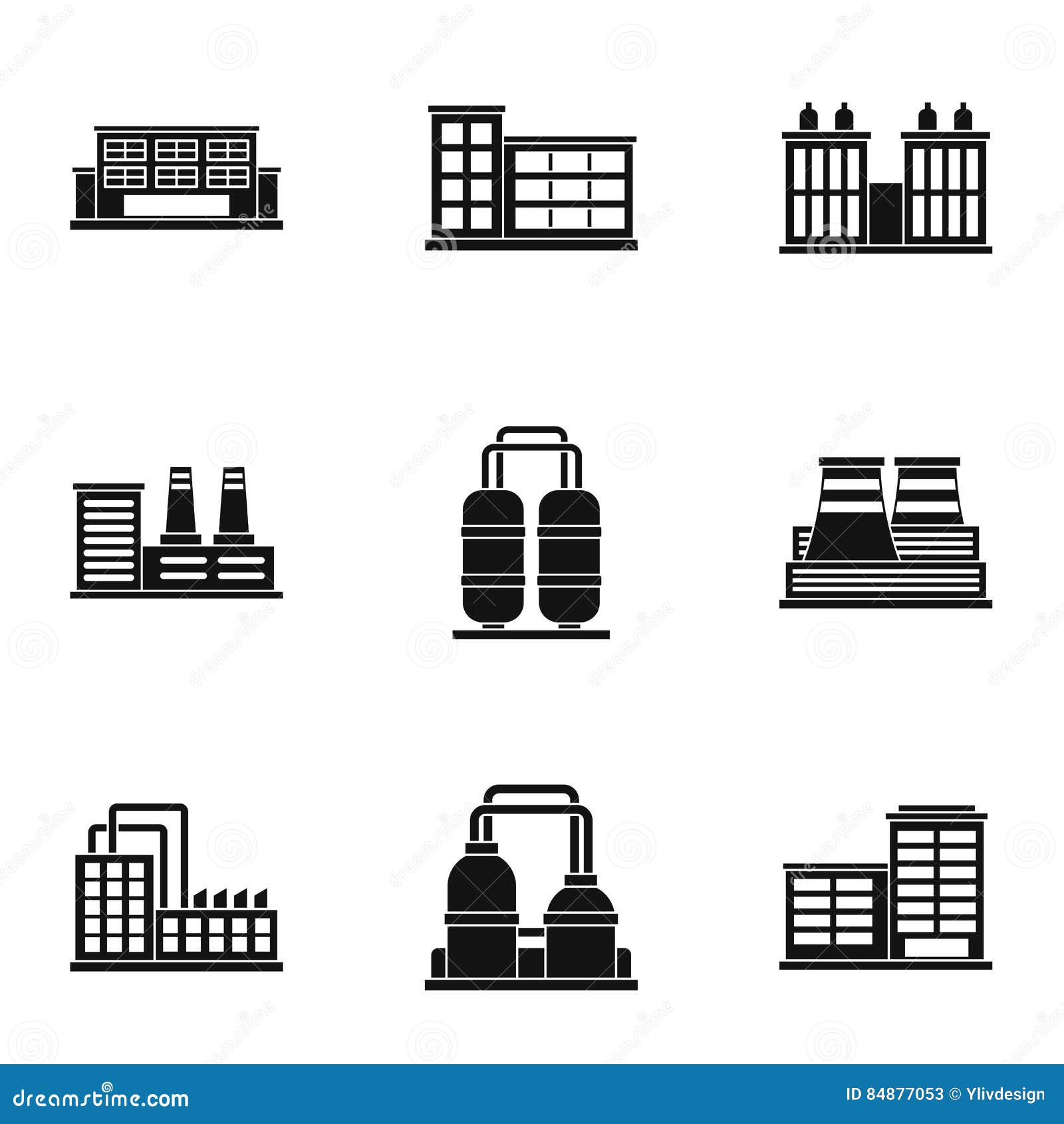 Plant Icons Set, Simple Style Stock Vector - Illustration of drawn ...