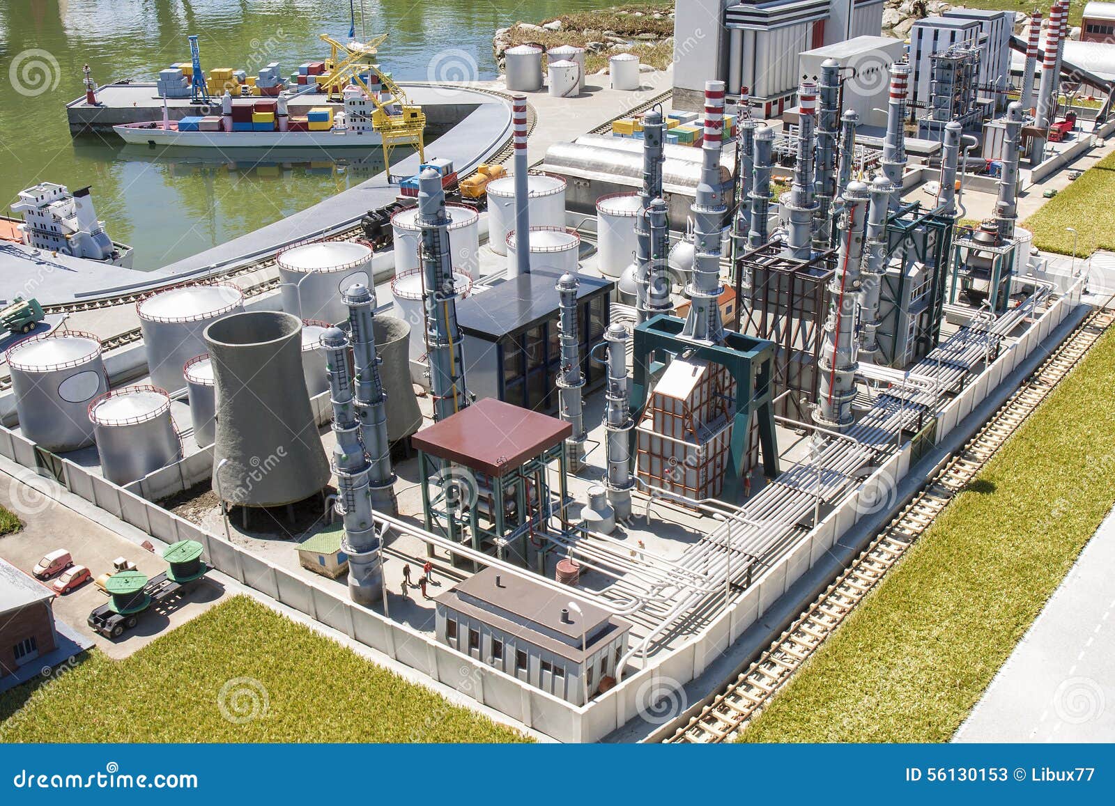 Plant Industrial Industry Factory Mini Tiny Stock Image - Image of ...