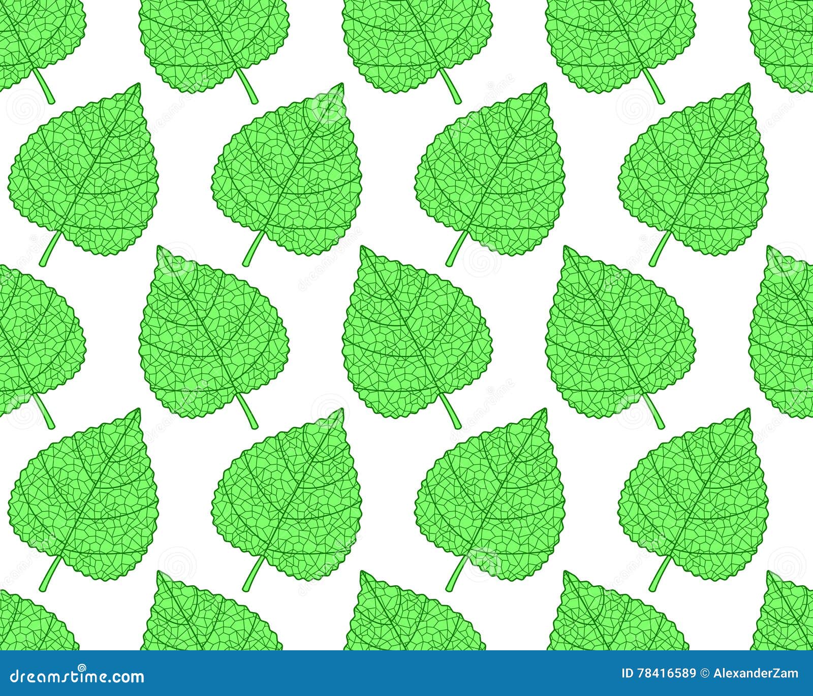 Plant leaf pattern stock vector. Illustration of green - 78416589