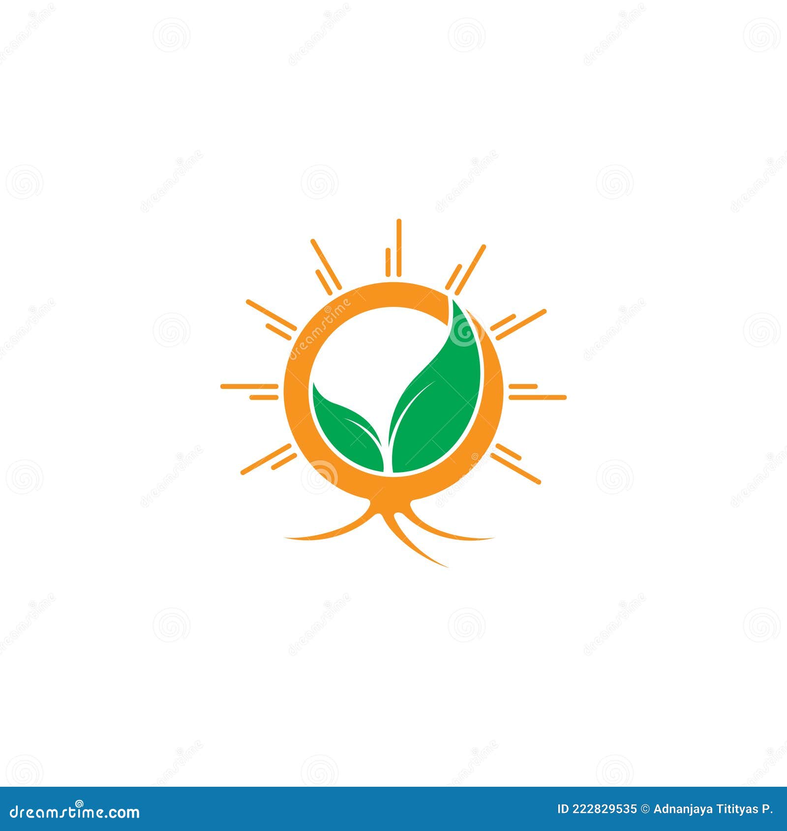 Plant Leaf Root Soil Sun Plantation Symbol Logo Vector Stock Vector ...