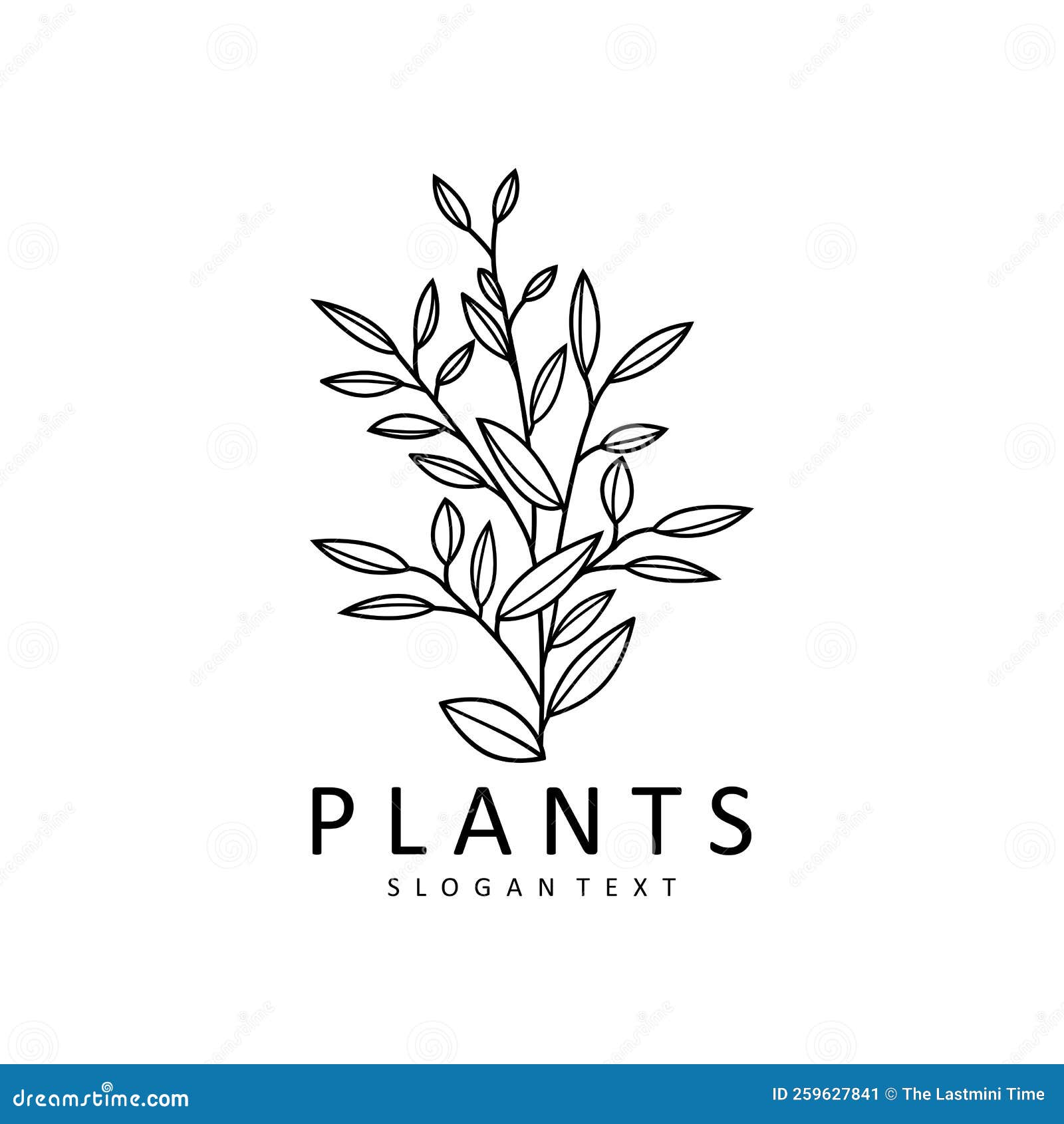 Plant Logo Design Icon Vector Art Stock Vector - Illustration of growth ...