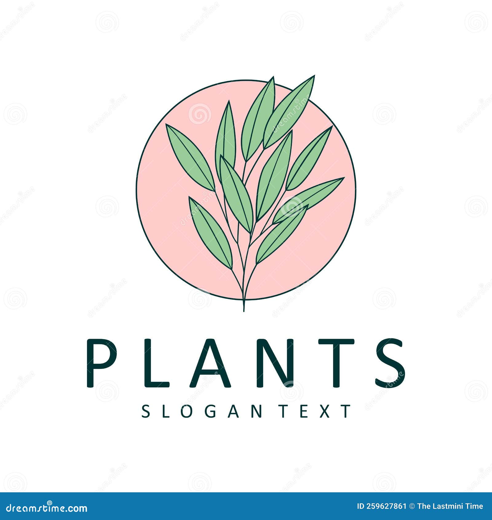 Plant Logo Design Icon Vector Art Stock Vector - Illustration of flower ...