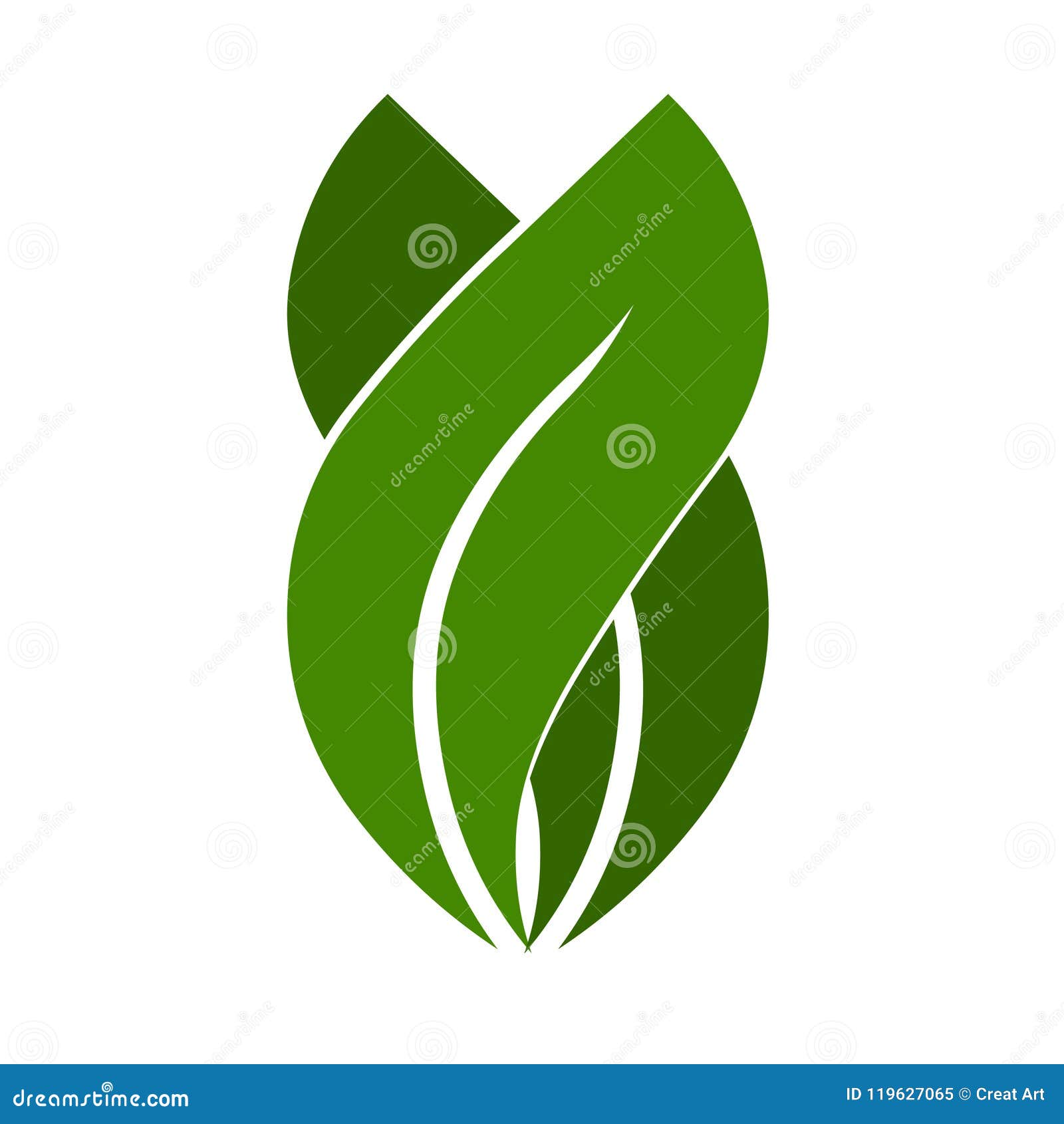 Plant Logo Plant Vector Icon Illustration Stock Vector Illustration